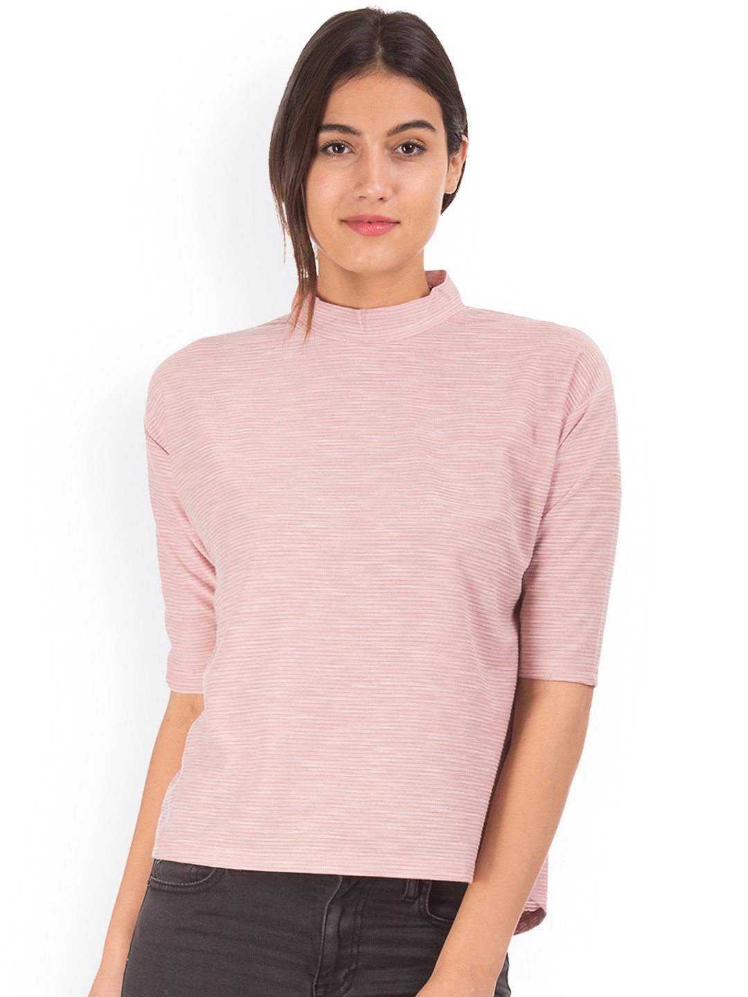 Buy Cherokee Women Pink Solid Top - Tops for Women 8490173 | Myntra
