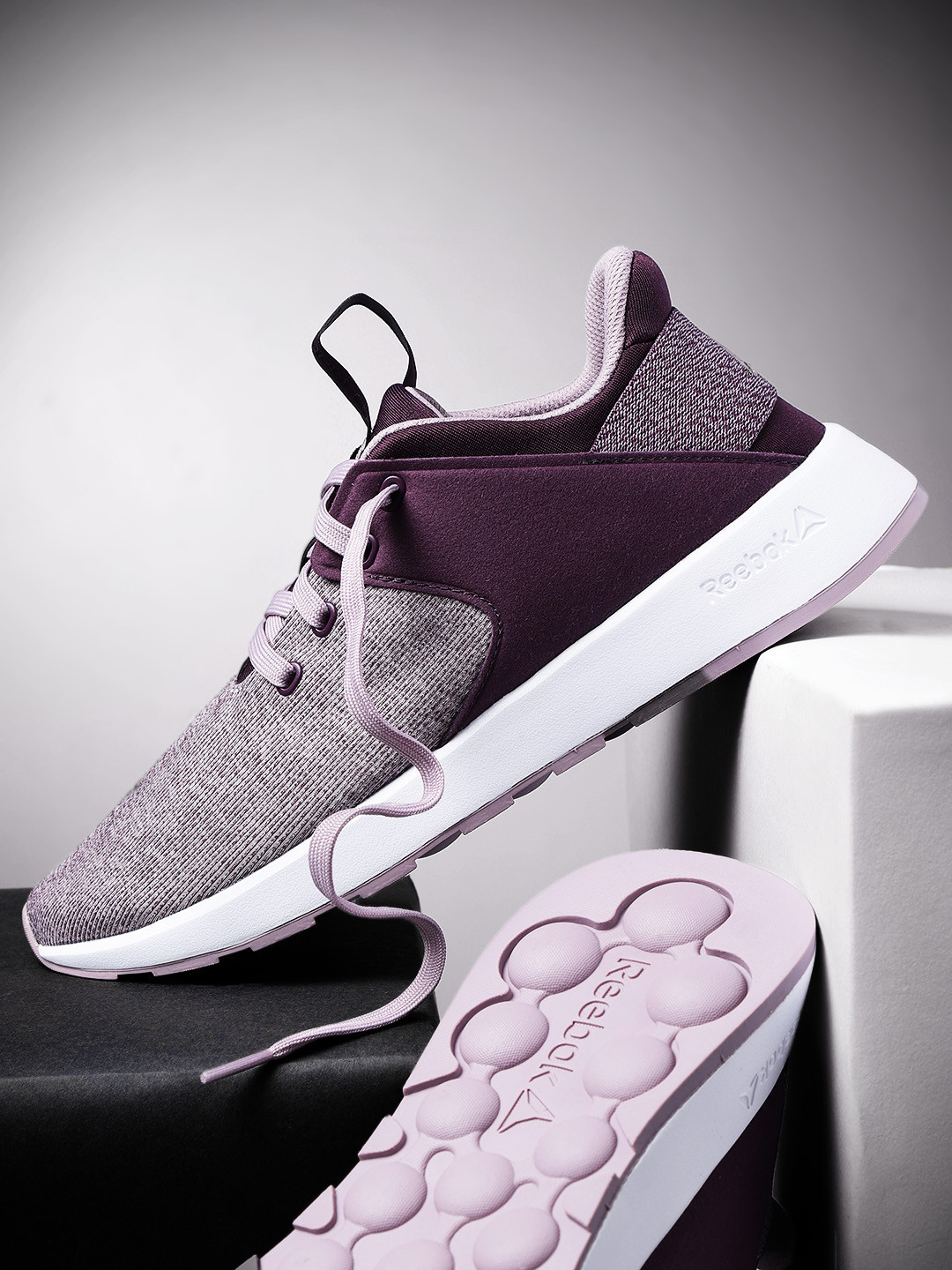 Buy Reebok Women Purple Ever Road DMX Walking Shoes - Sports Shoes for ...