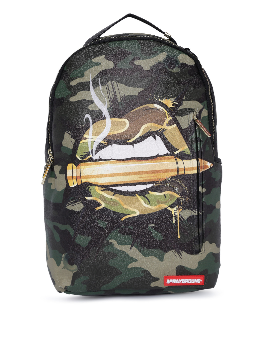 Buy SPRAY GROUND Unisex Multicoloured Graphic Backpack - Backpacks for ...