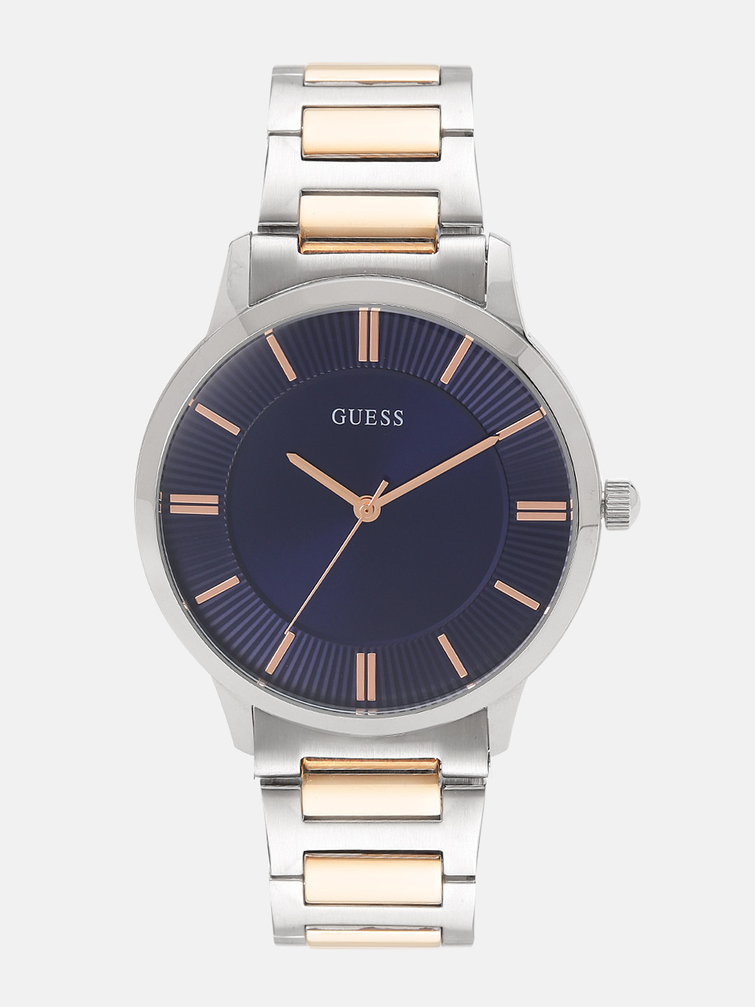Buy GUESS Men Navy Blue Analogue Watch W0990G4_OR - Watches for Men ...