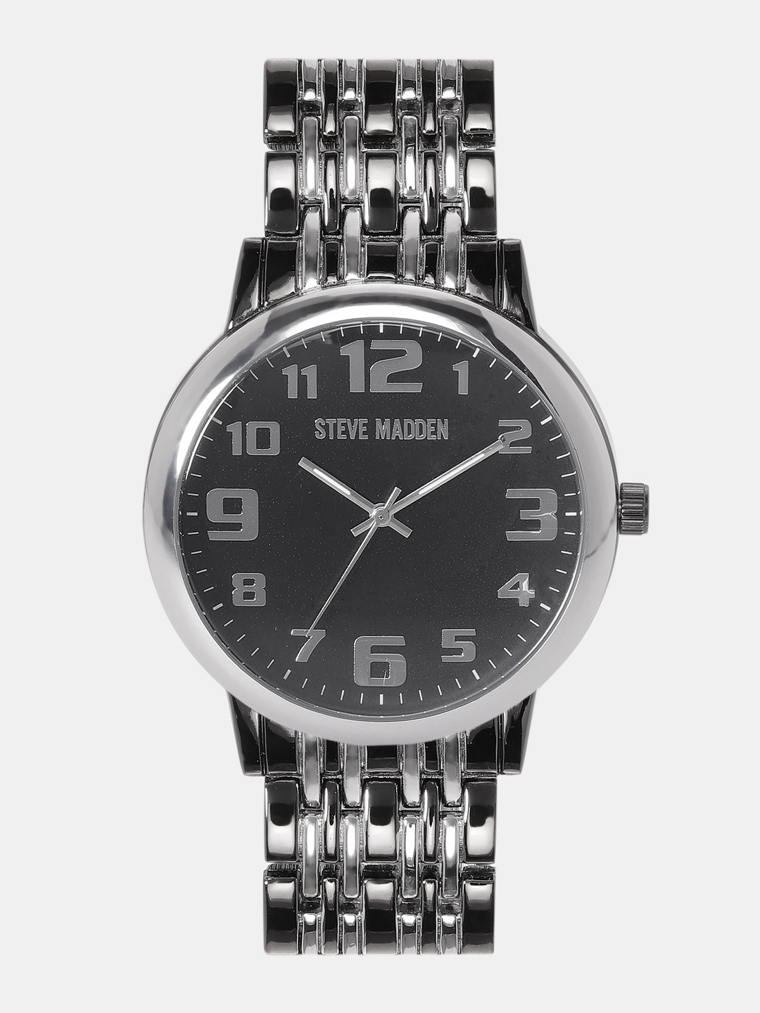 Buy Steve Madden Men Black Analogue Watch SMW197TGU - Watches for Men ...