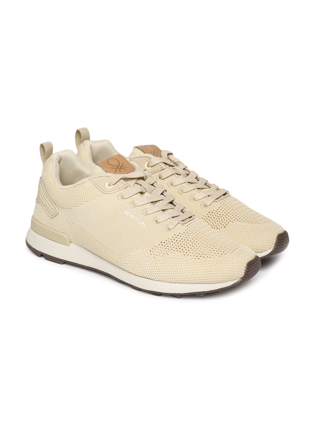 Buy United Colors Of Benetton Men Beige Sneakers - Casual Shoes for Men ...