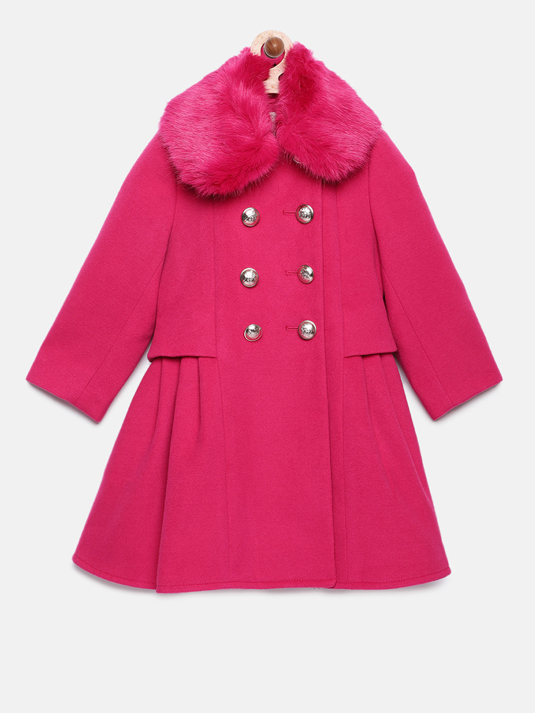 Buy MONSOON CHILDREN Girls Pink Overcoat - Coats for Girls 8538247 | Myntra