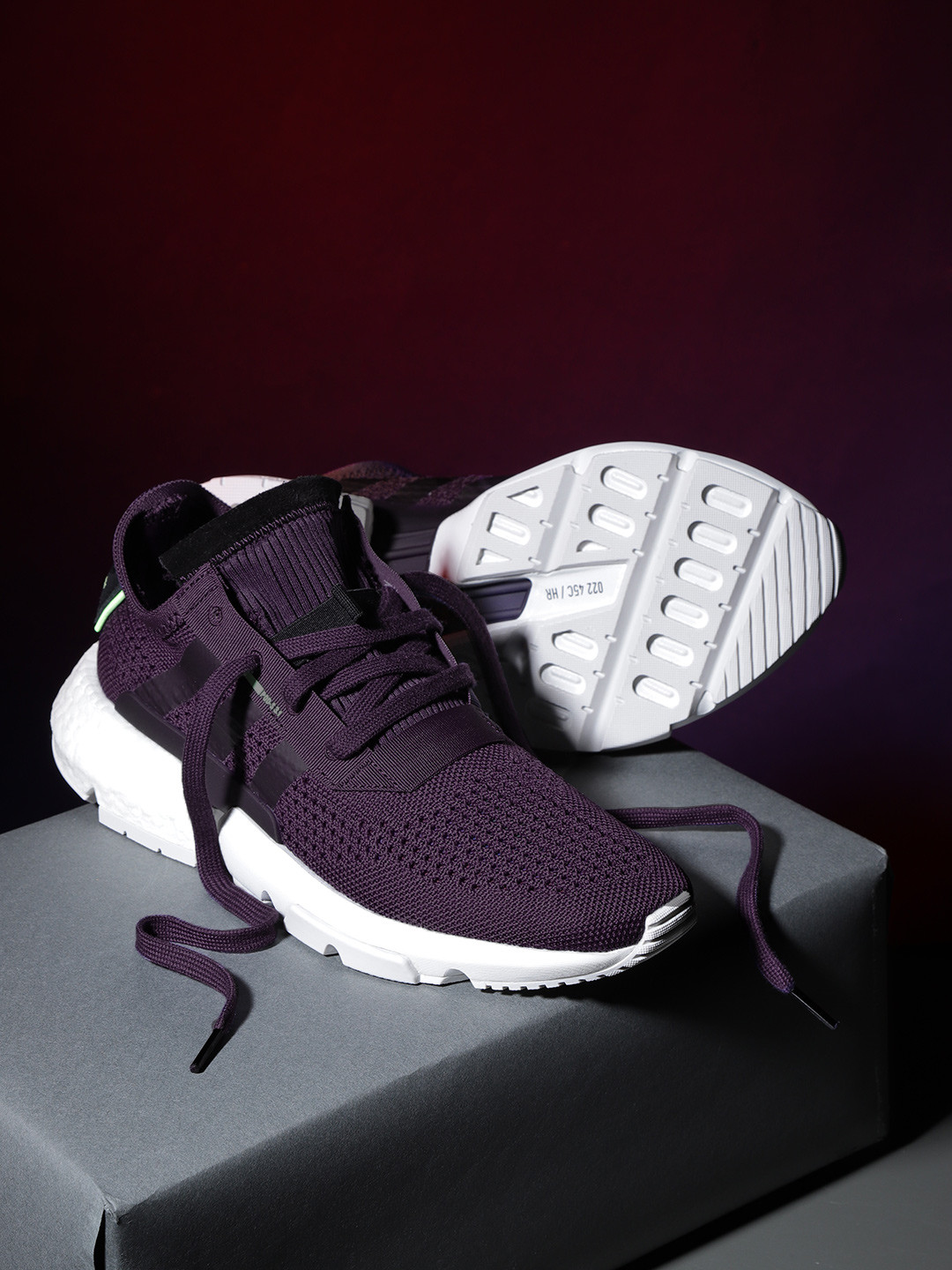 Buy ADIDAS Originals Women Purple POD S3.1 Woven Design Sneakers ...