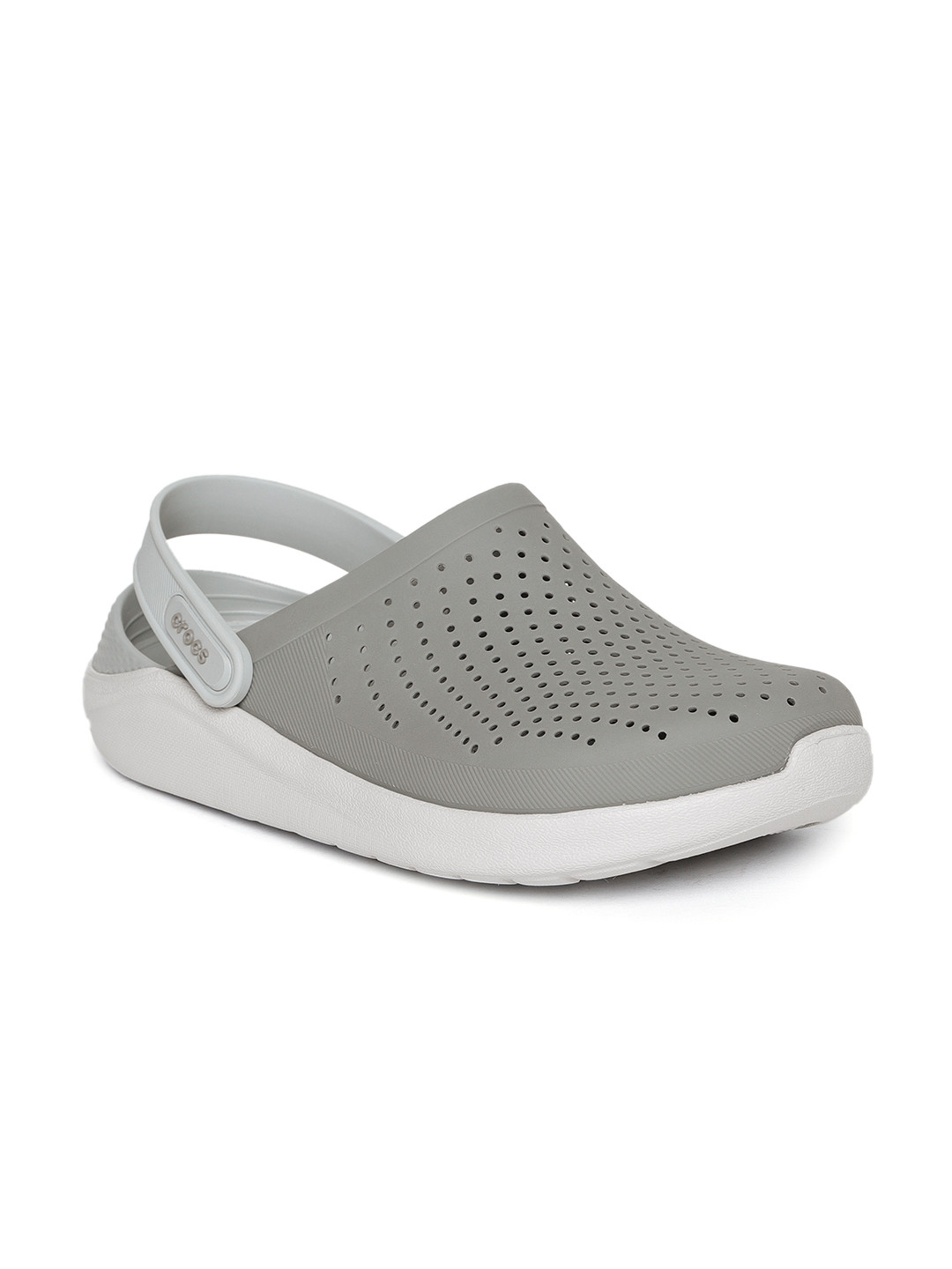 Buy Crocs Unisex Grey Solid Clogs - Flip Flops for Unisex 8568755 | Myntra