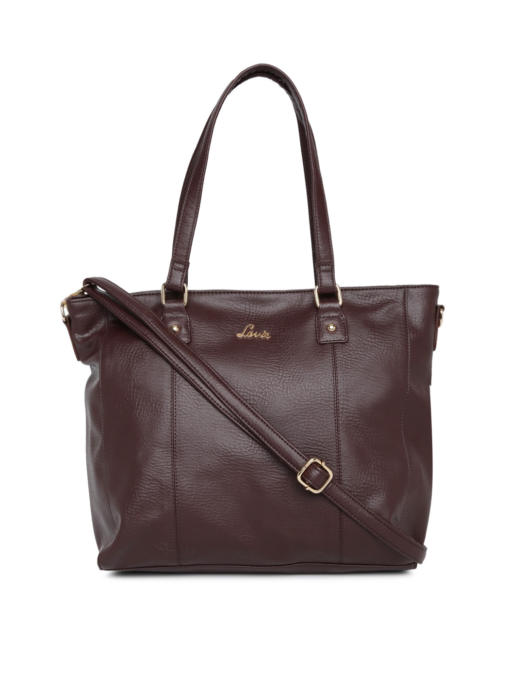 Buy Lavie Brown Solid Shoulder Bag - Handbags for Women 8581013 | Myntra