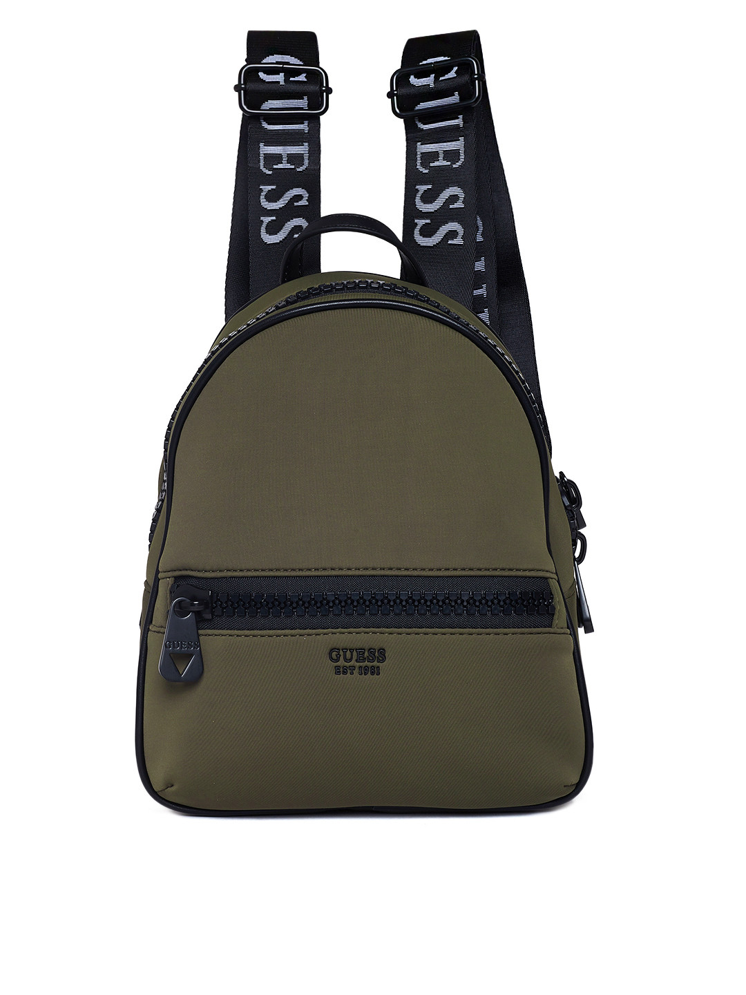 Buy GUESS Women Olive Green Solid Backpack - Backpacks for Women ...
