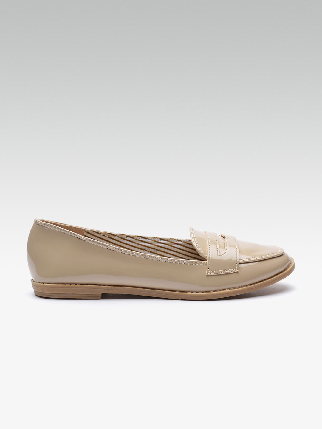 Buy ELLE Women Beige Penny Loafers - Casual Shoes for Women 8584669 ...