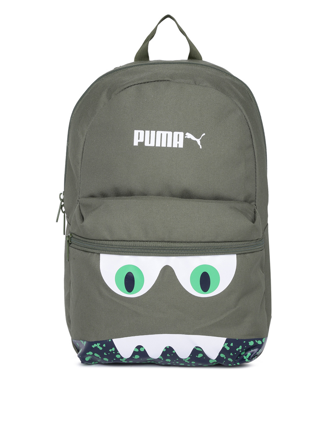 Buy Puma Unisex Olive Green Graphic Backpack - Backpacks for Unisex ...
