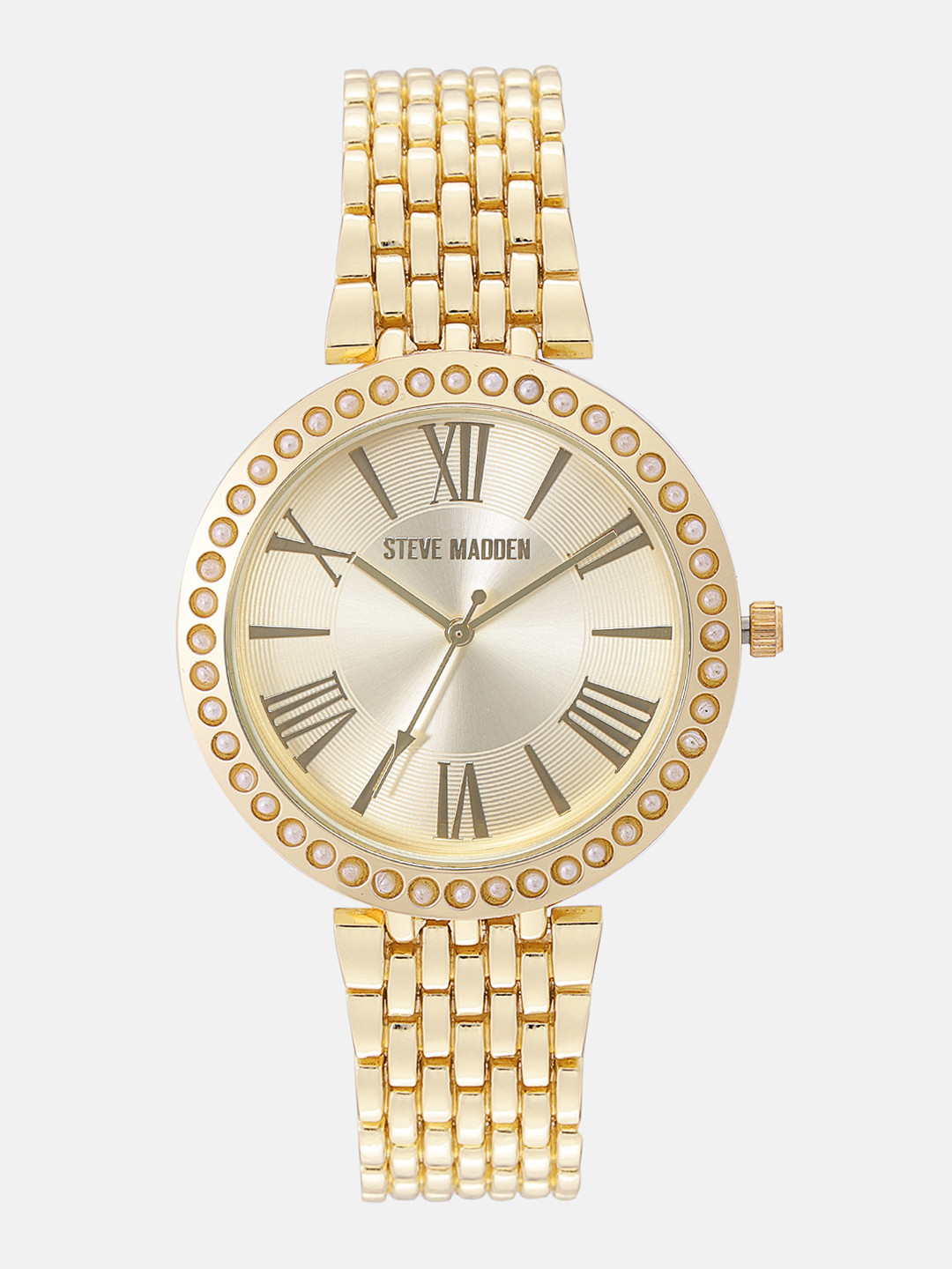 Buy Steve Madden Women Gold Toned Analogue Watch SMW205G - Watches for ...
