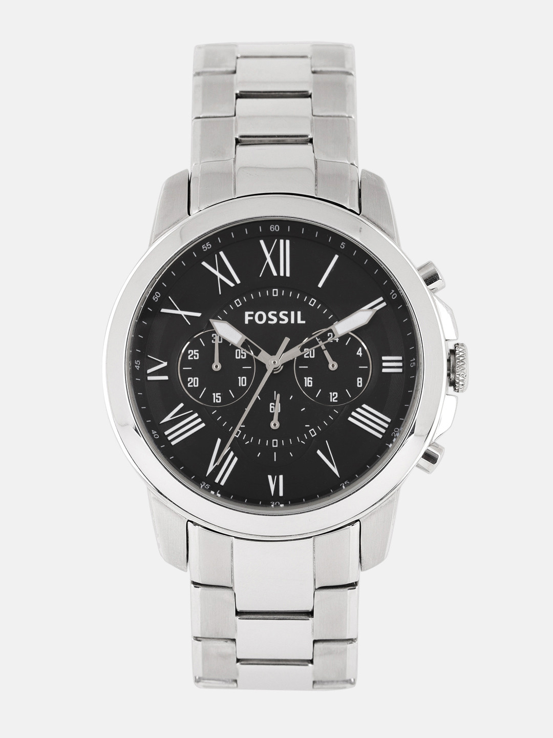 Buy Fossil Men Black Factory Serviced Analogue Watch FS4736_FSS ...