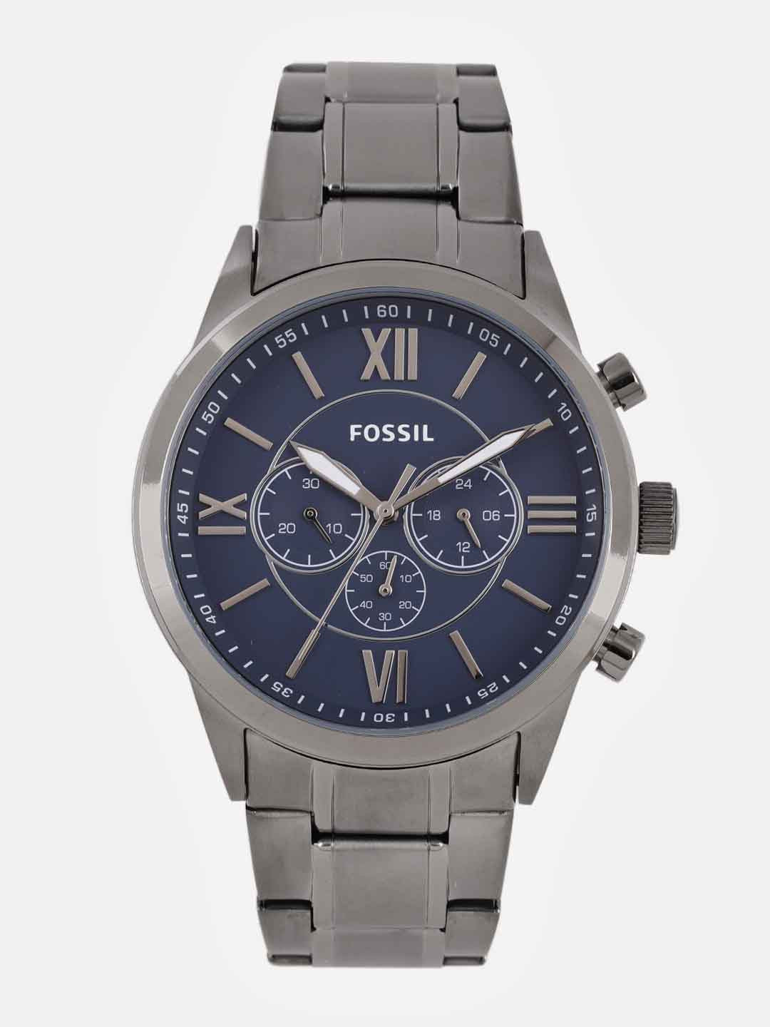 Buy Fossil Men Blue Analogue Watch BQ1126I - Watches for Men 8603227 ...