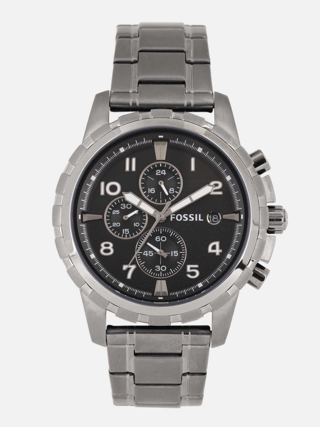 Buy Fossil Men Black Analogue Factory Service Watch FS4721 - Watches ...
