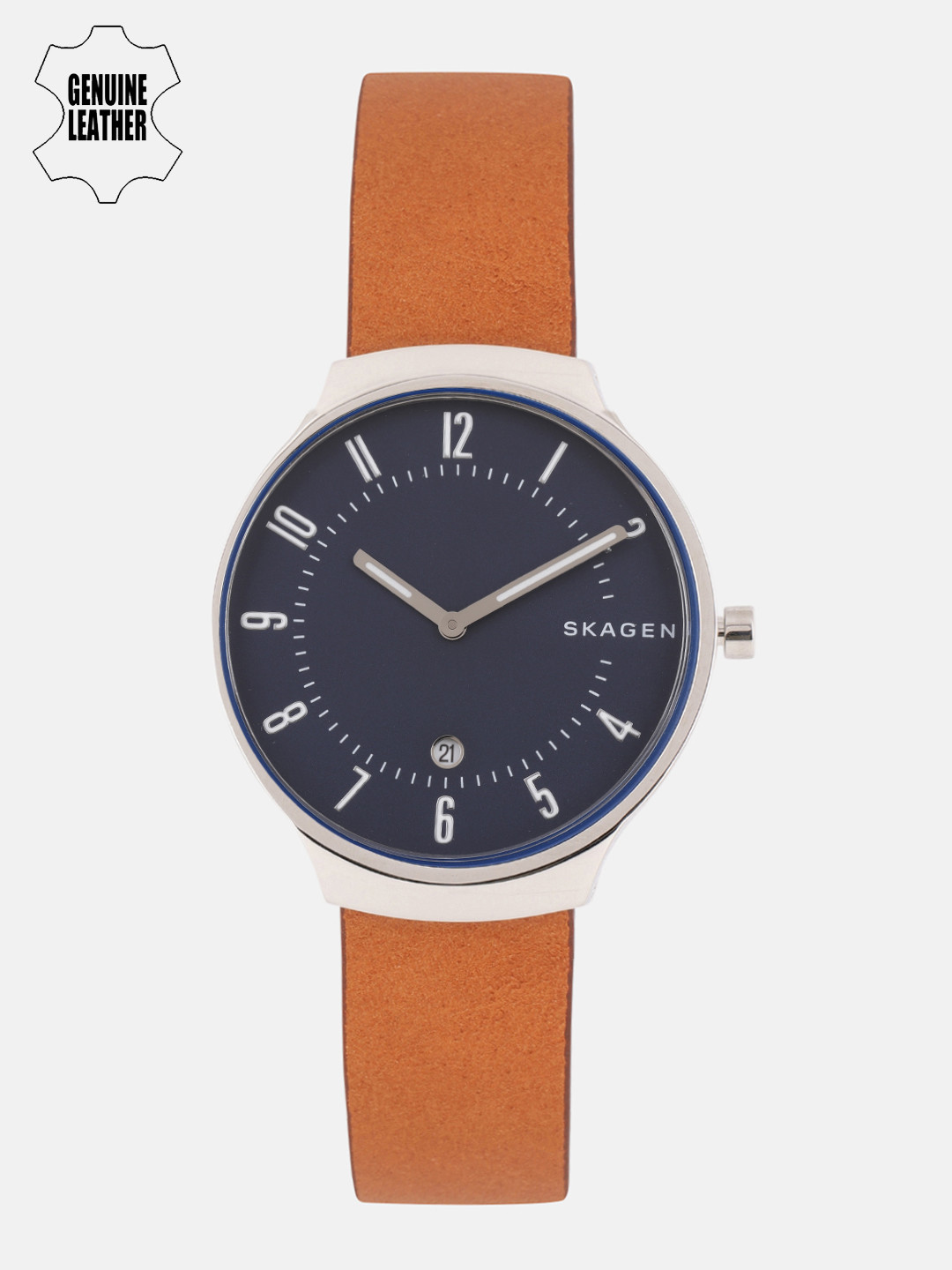 Buy SKAGEN GRENEN Men Blue Analogue Watch SKW6457 - Watches for Men ...