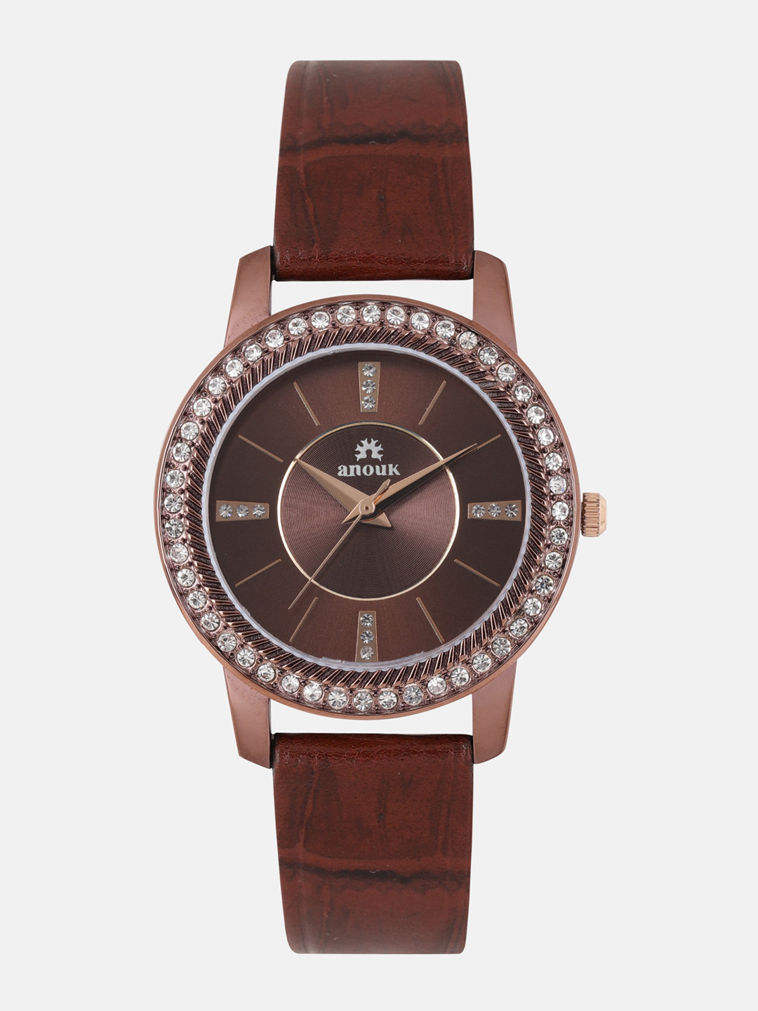 Buy Anouk Women Brown Analogue Watch ANK 09 - Watches for Women 8620371 ...