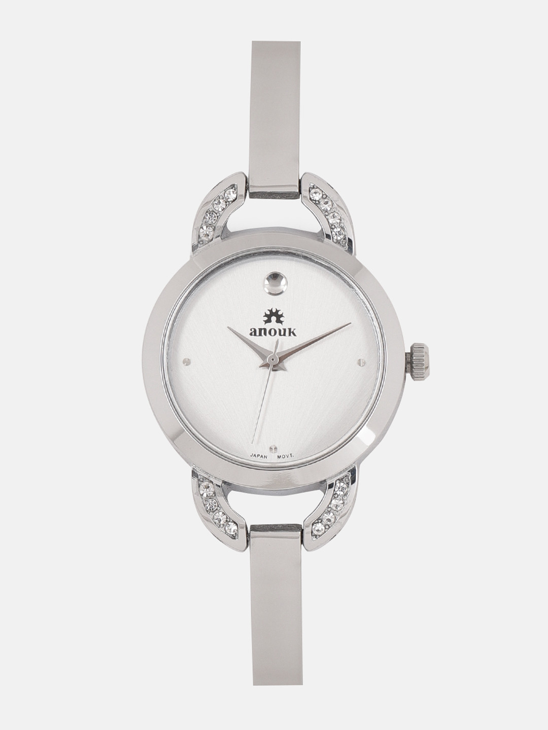 Buy Anouk Women Silver Toned Analogue Watch ANK 06 - Watches for Women ...