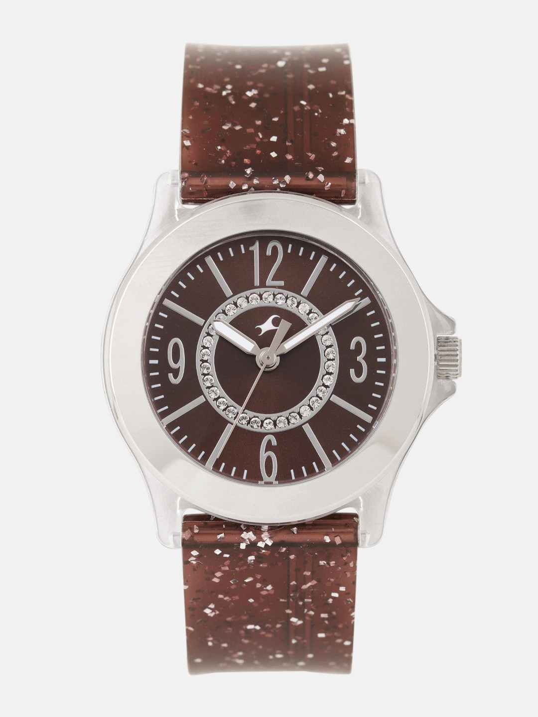 Buy Fastrack Women Brown Analogue Watch 9827PP18 - Watches for Women ...