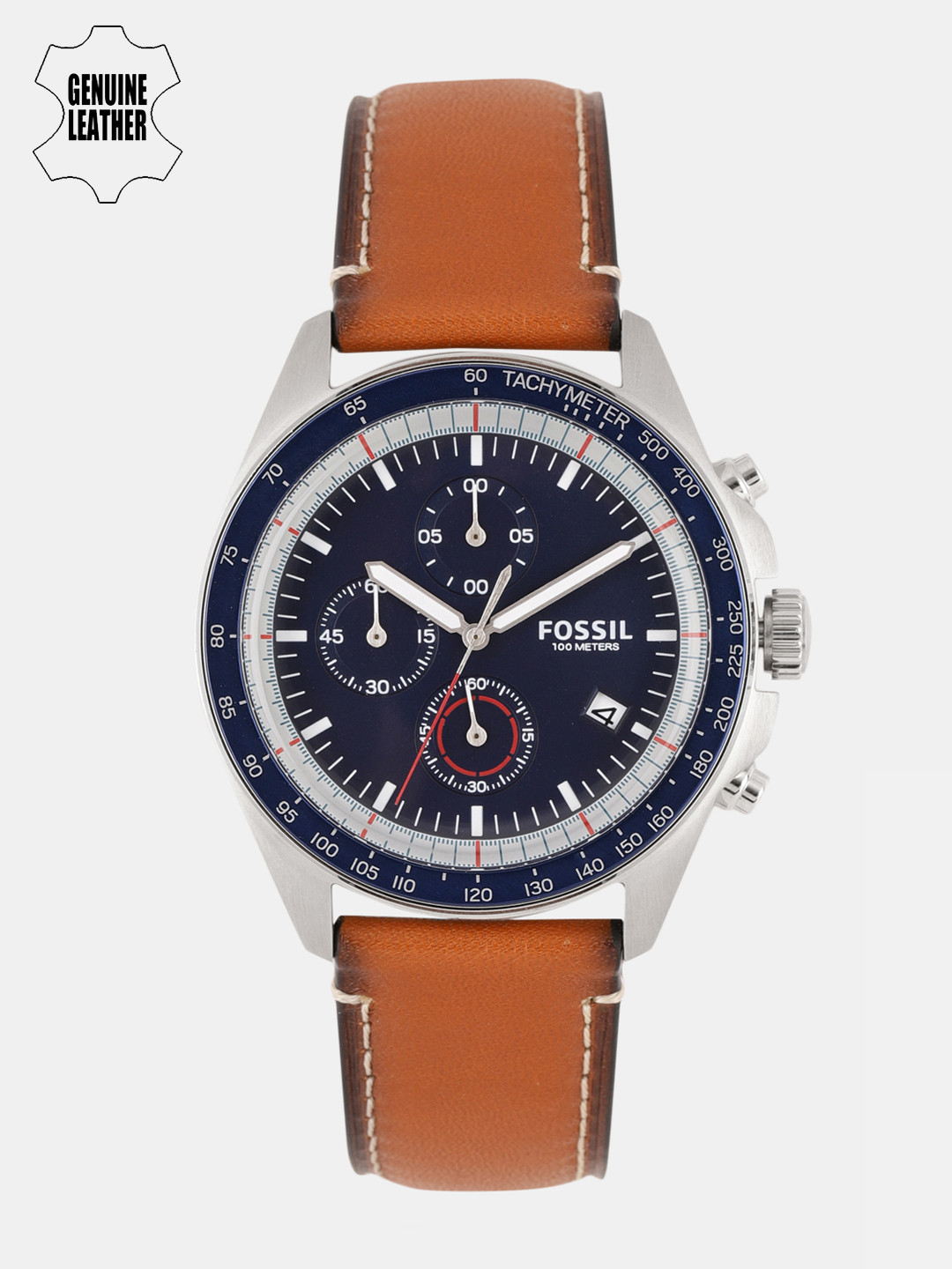 Buy Fossil Men Navy Blue Factory Serviced Analogue Watch CH3039I_FSS ...
