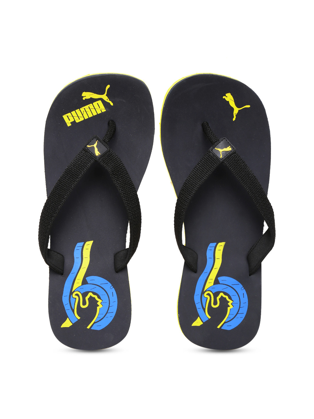 Buy PUMA Men Black Wave II Flip Flops - Flip Flops for Men 868133 | Myntra