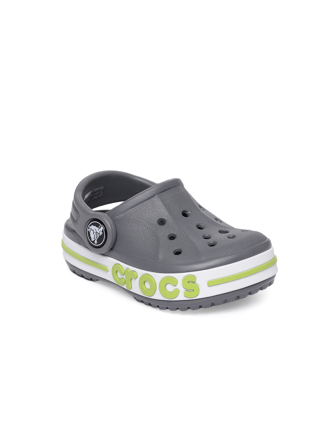Buy Crocs Boys Grey Solid Clogs - Flip Flops for Boys 8706605 | Myntra