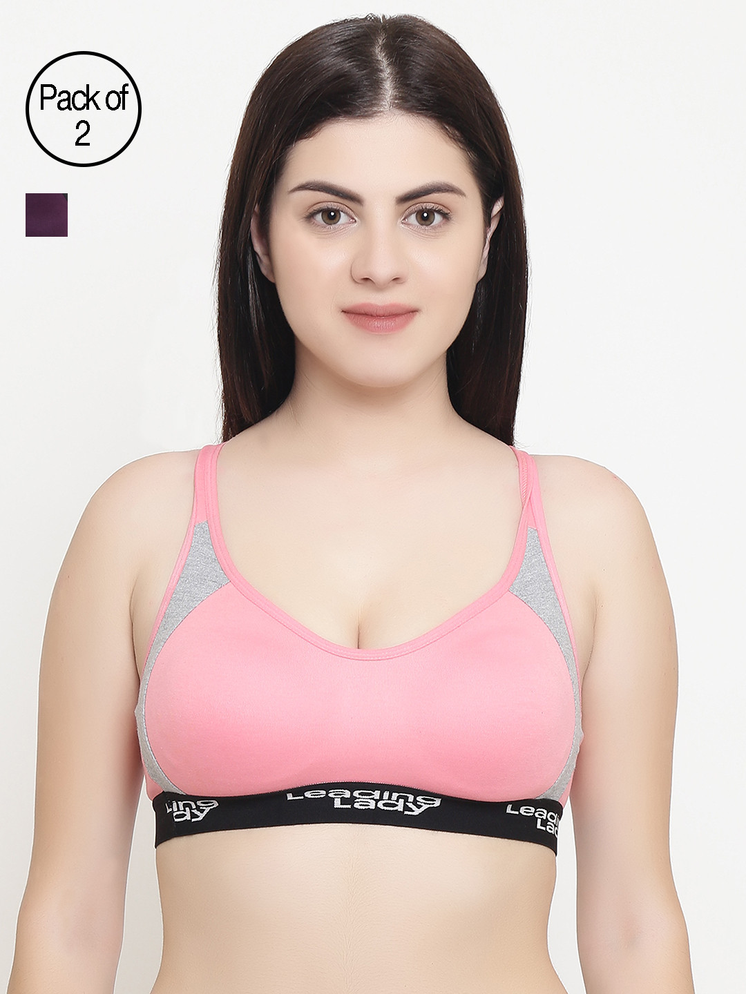 Buy Leading Lady Pack Of 2 Sports Bras KOKO PP - Bra for Women 8738315 | Myntra