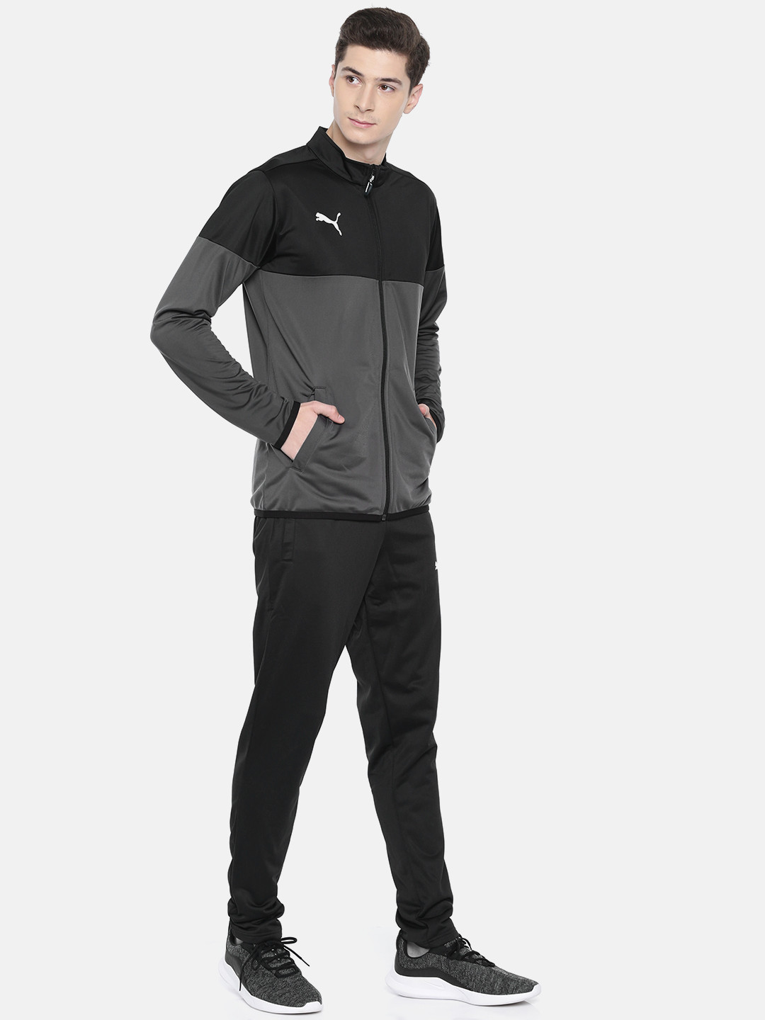 Buy Puma Men Black Solid FtblPLAY Tracksuit - Tracksuits for Men ...