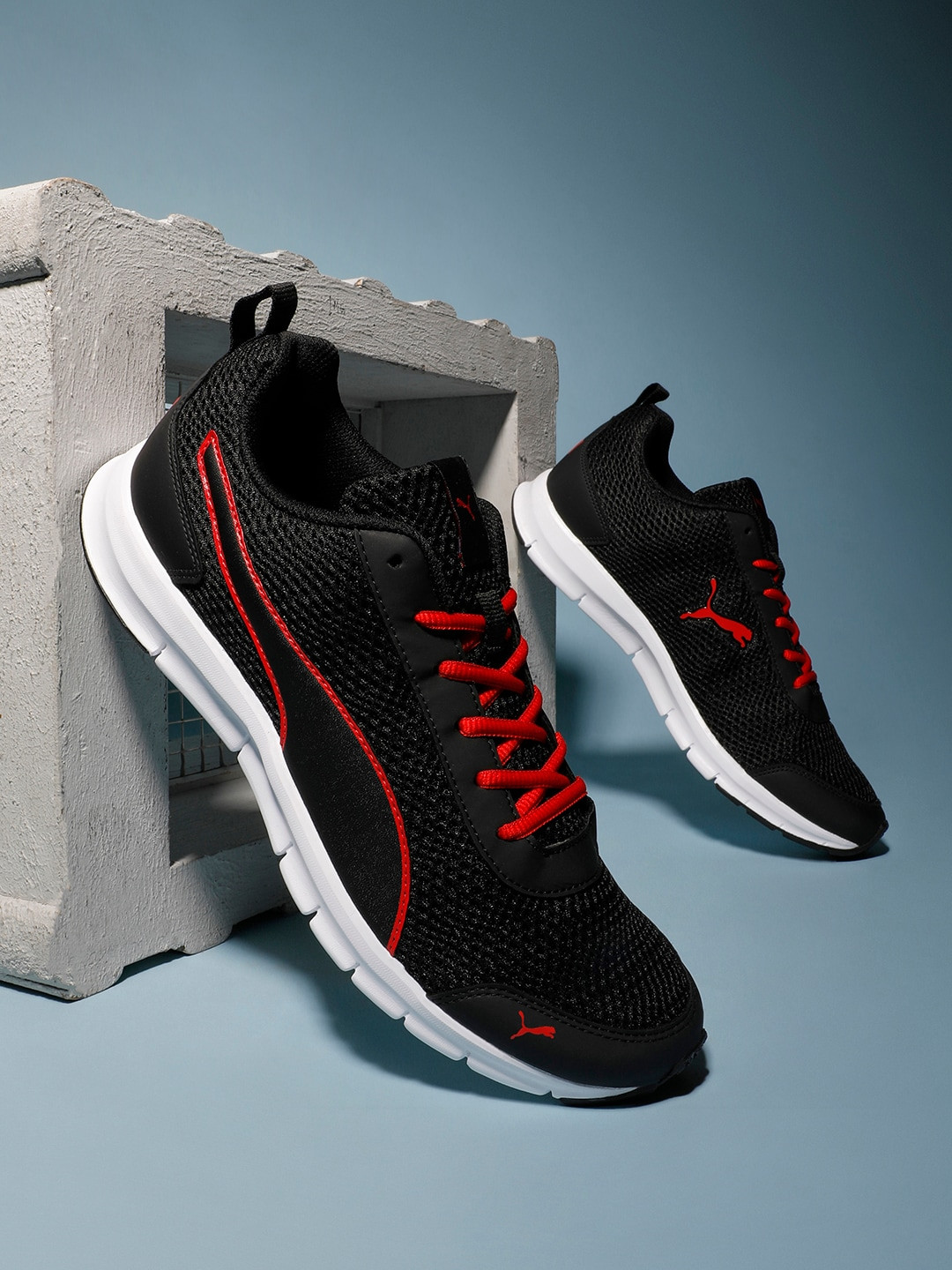 Buy Puma Men Black Rapid Runner Sneakers - Casual Shoes for Men 8771345 ...
