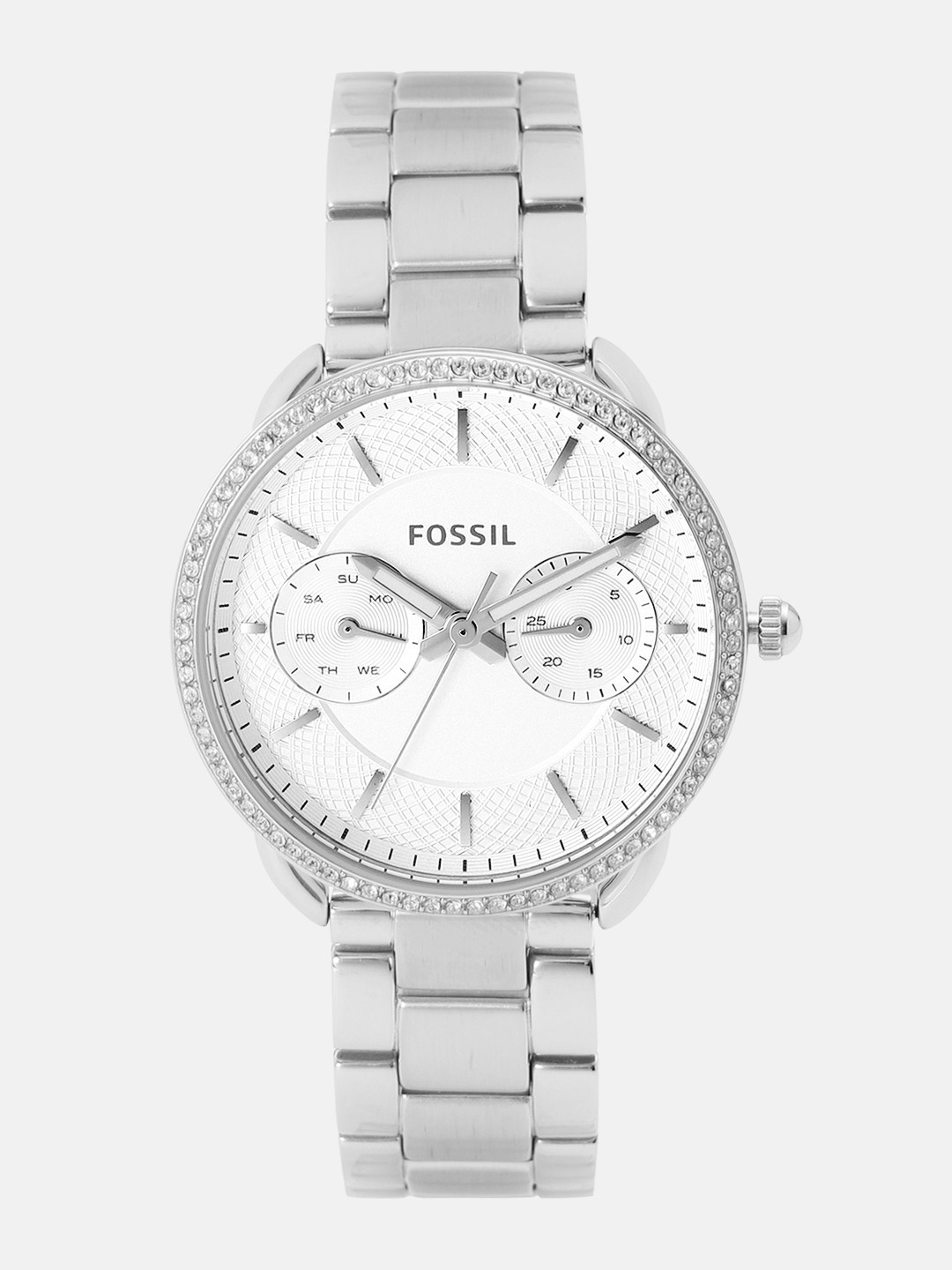 Buy Fossil Women Silver Toned Analogue Watch ES4262_OR - Watches for ...