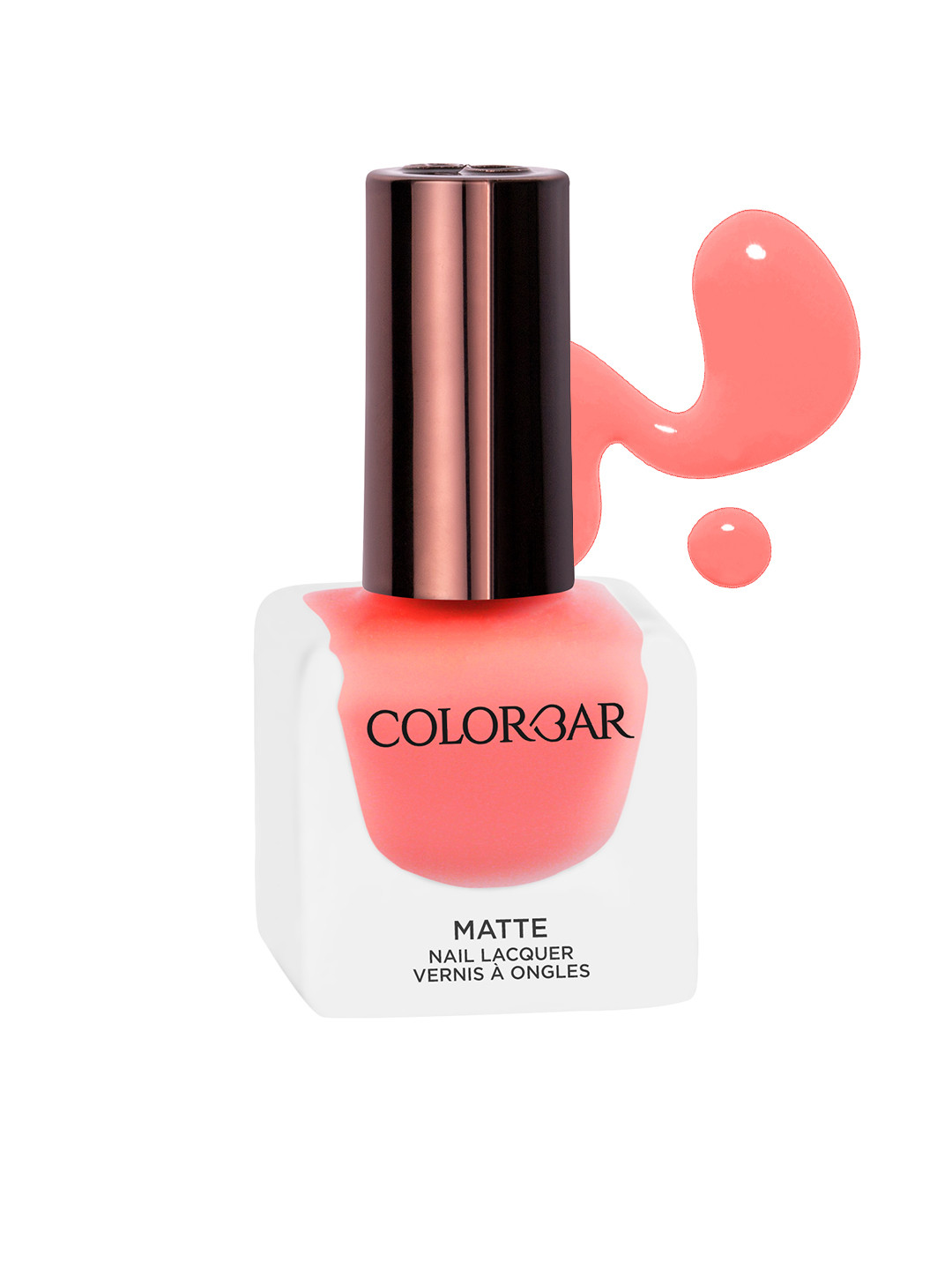 Buy Colorbar Matte Nail Lacquer Sweet Coral 12ml - Nail Polish for ...
