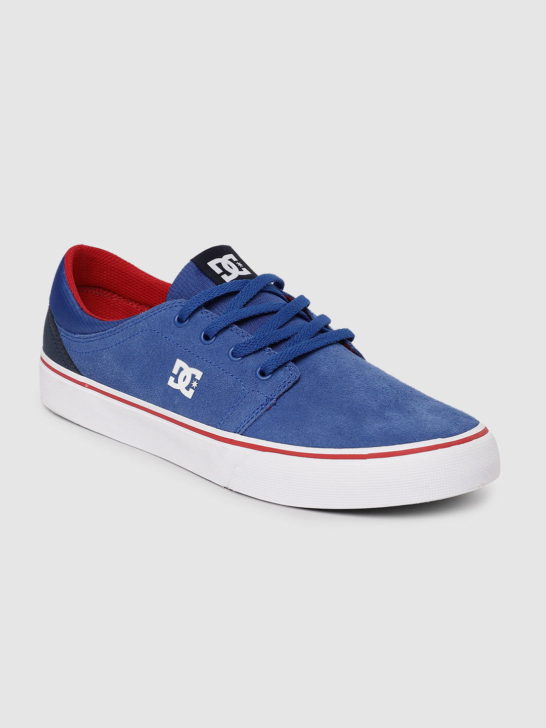 Buy DC Men Blue Suede Sneakers - Casual Shoes for Men 8862933 | Myntra