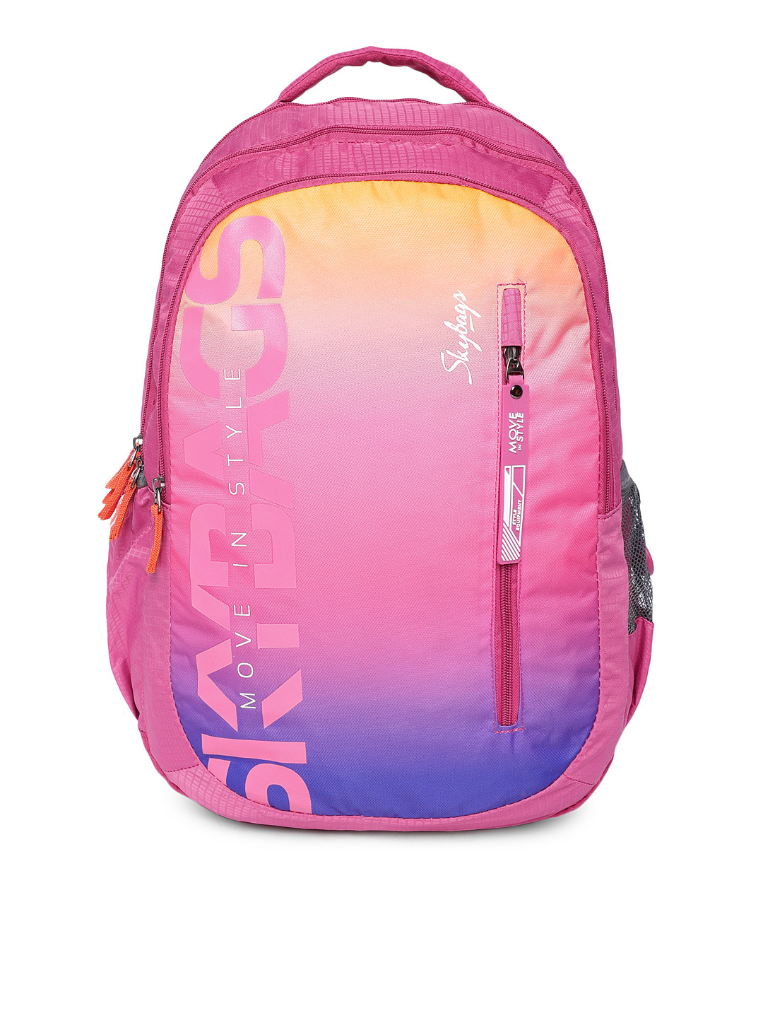 Buy Skybags Unisex Pink & Blue Graphic Backpack - Backpacks for Unisex ...