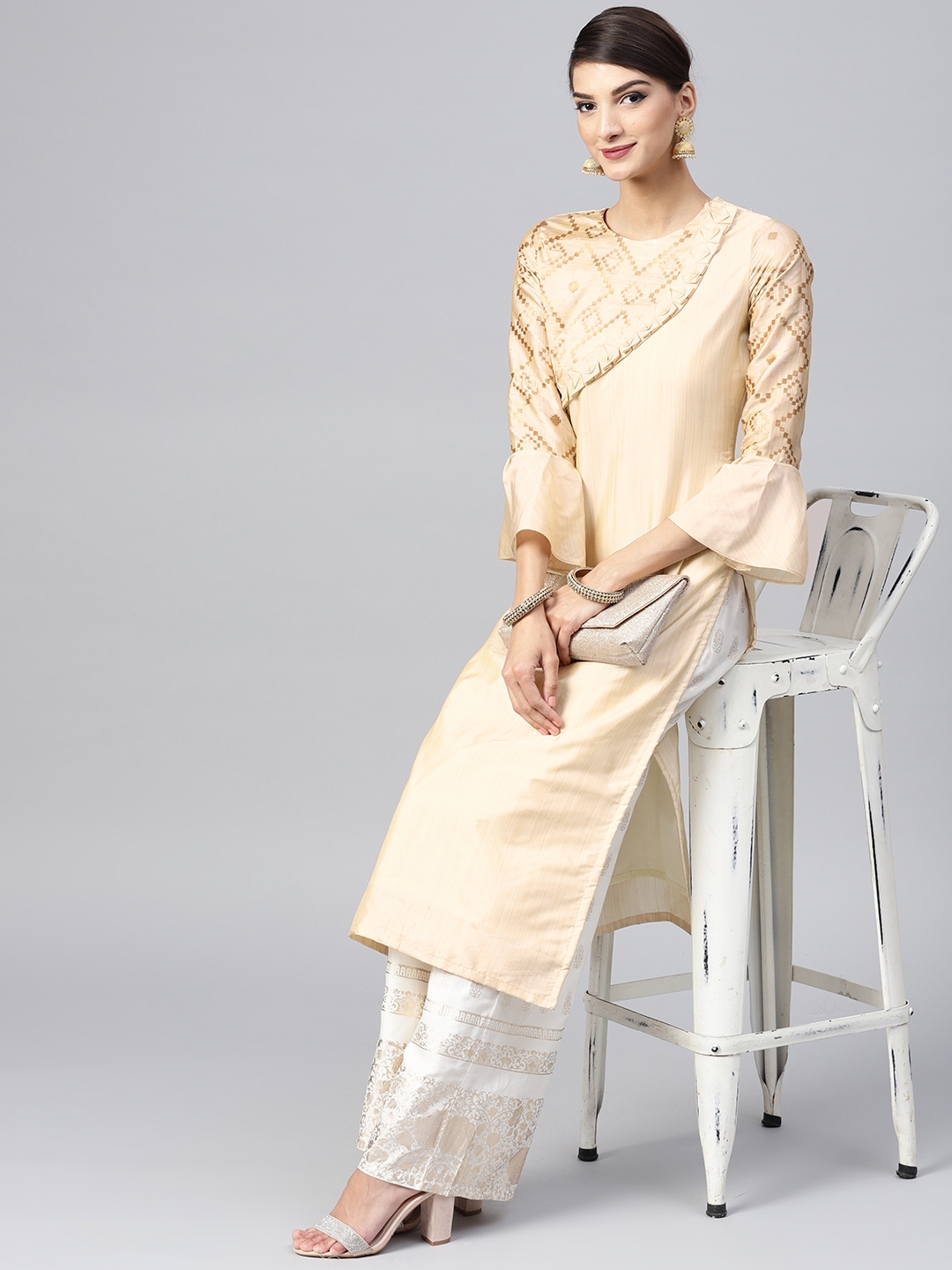 Buy Inddus Women Cream Coloured Yoke Design Straight Kurta - Kurtas for ... Buy Inddus Women Cream Coloured Yoke Design Straight Kurta - Kurtas for ...