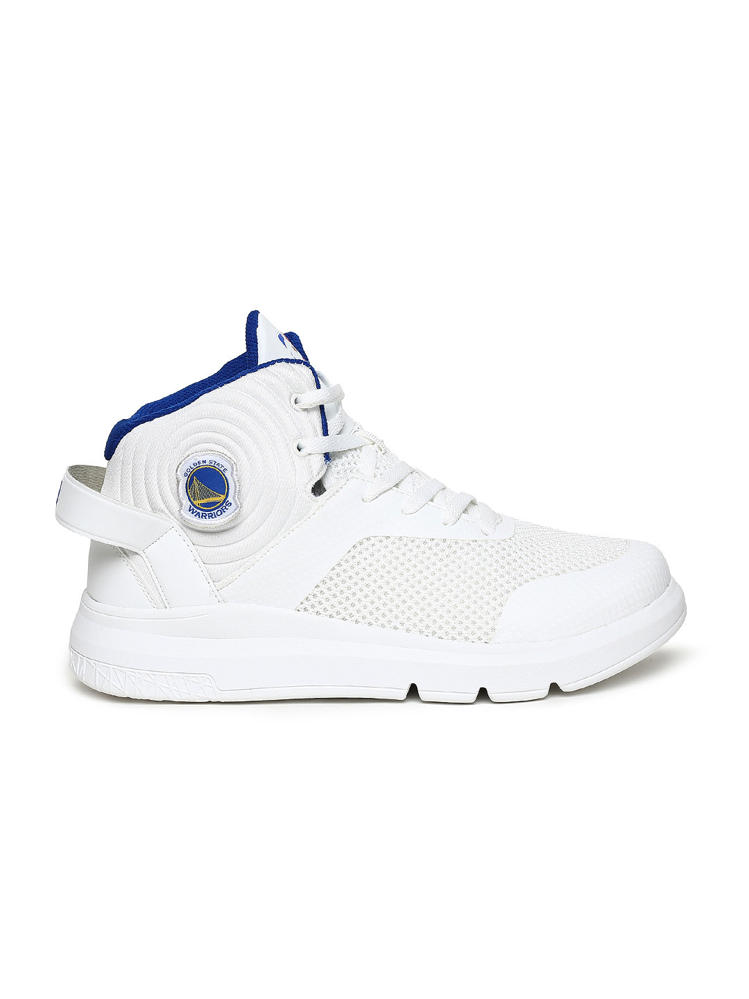 Buy NBA Men Golden State Warriors White Solid Sneakers - Casual Shoes ...
