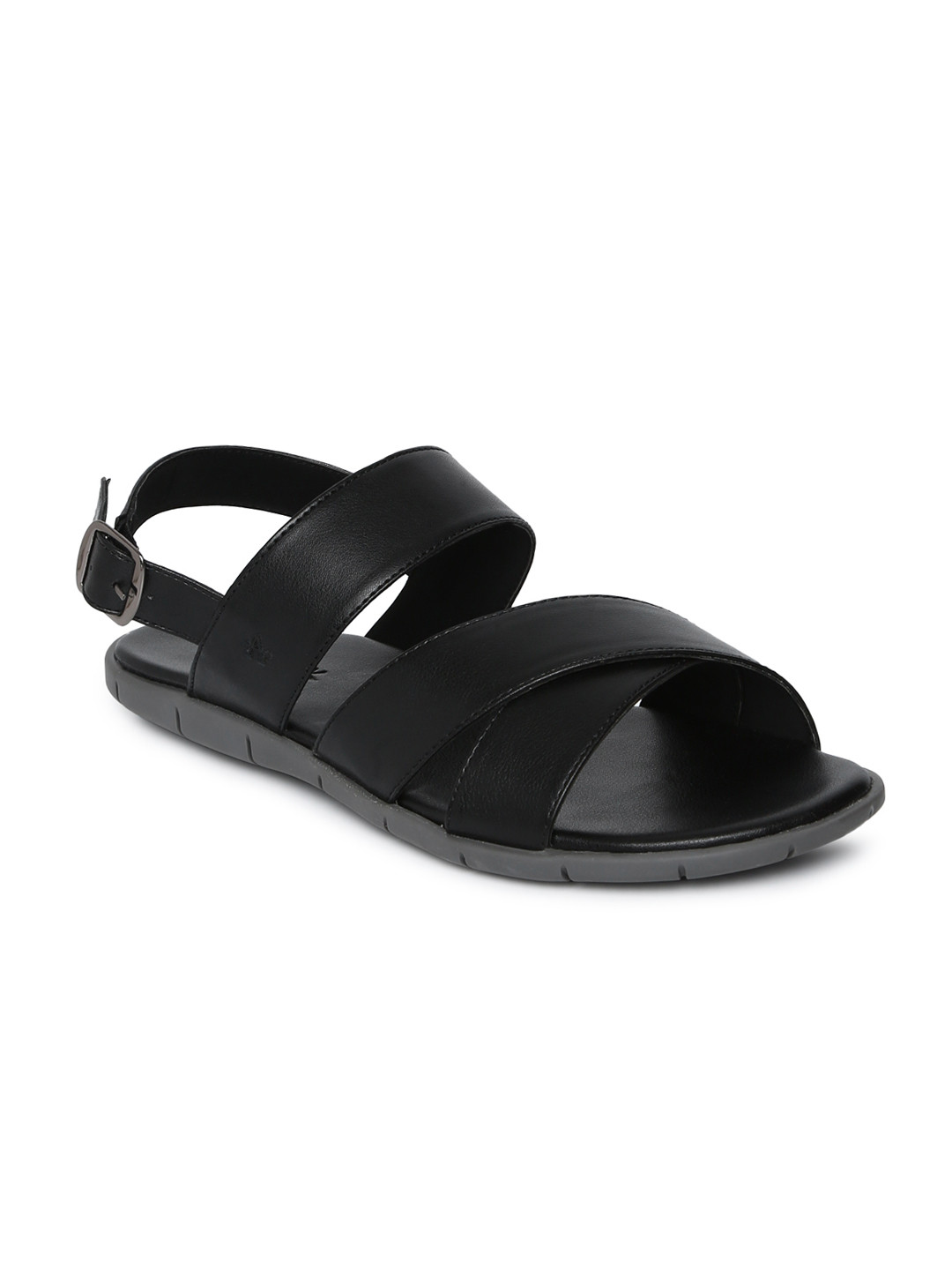 Buy Arrow Men Black Sandals - Sandals for Men 8927631 | Myntra