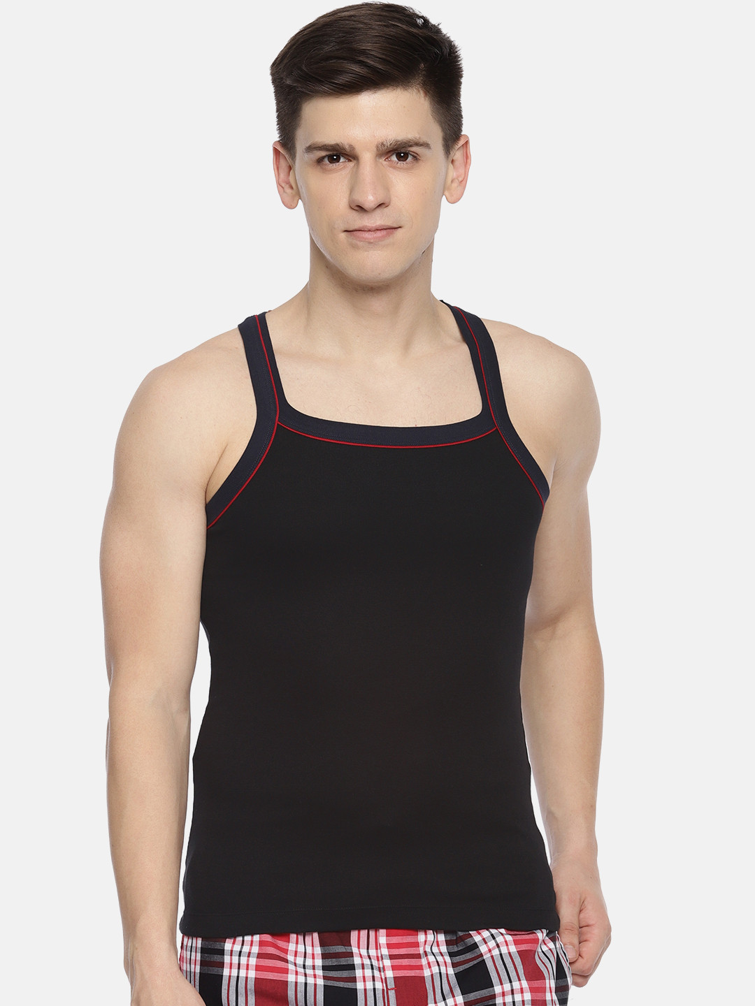 Buy Pepe Jeans Men Black Solid Innerwear Vests 8904311307723 ...