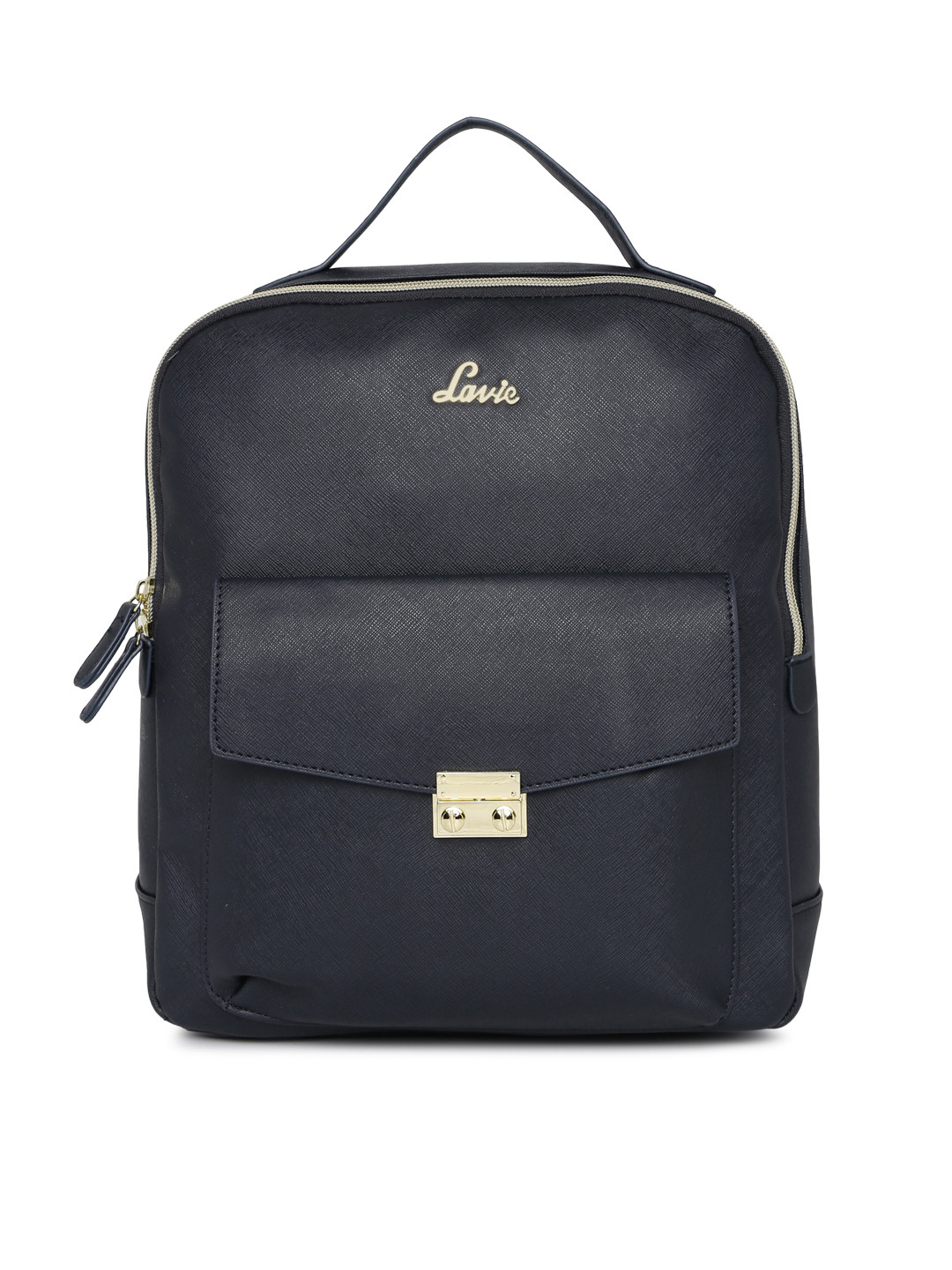 Buy Lavie Women Navy Blue Solid Backpack - Backpacks for Women 8939231 ...