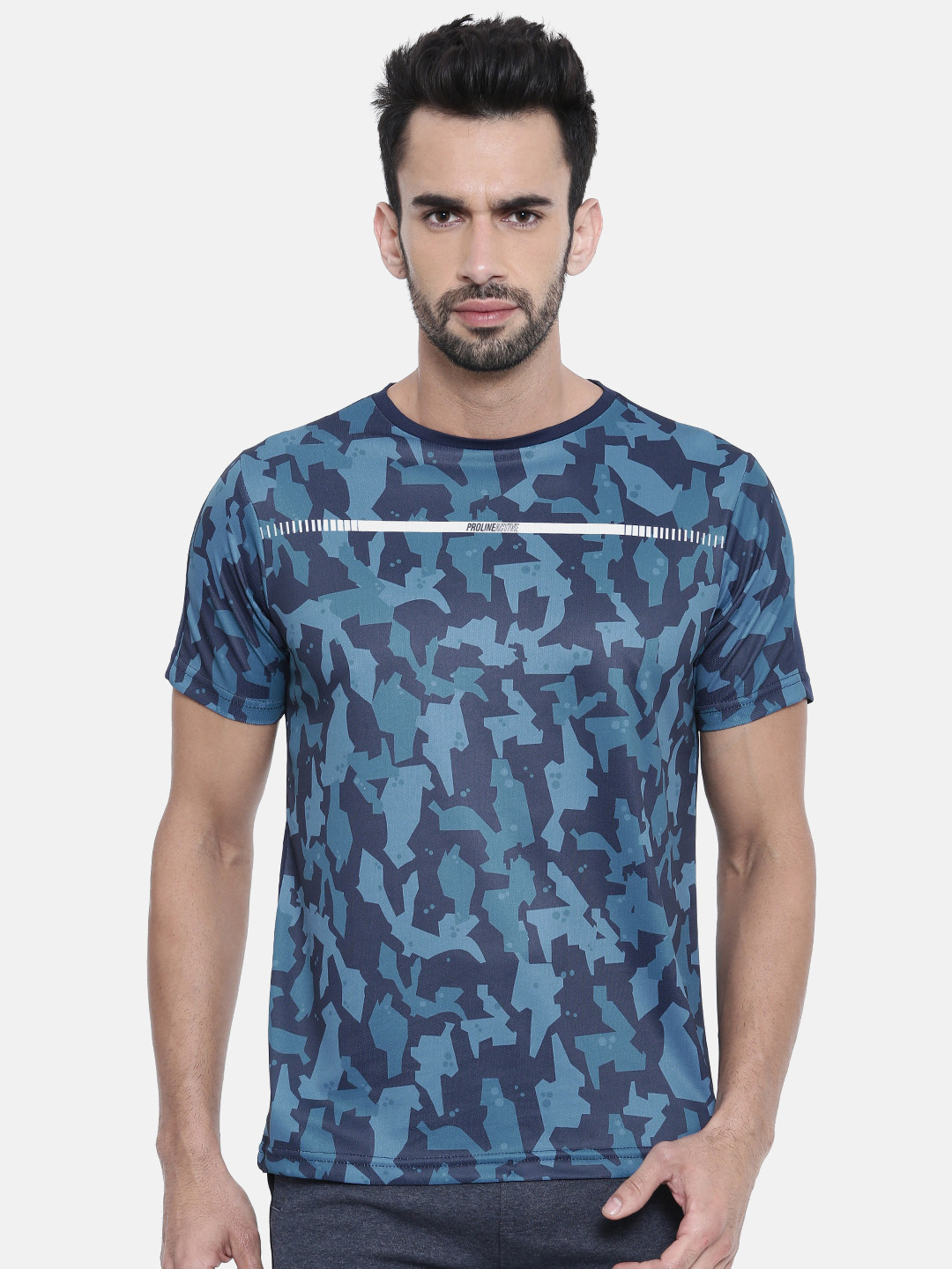 Buy Proline Active Men Blue Insta Cool T Shirt - Tshirts for Men ...