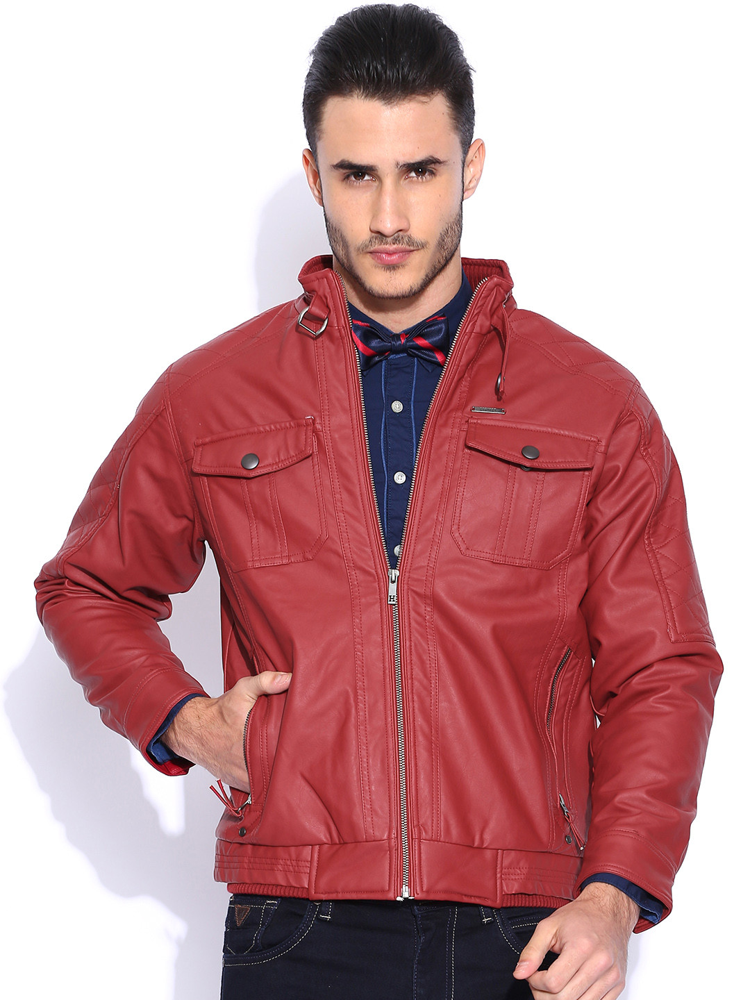 Buy HARVARD Red Jacket - Jackets for Men 898668 | Myntra
