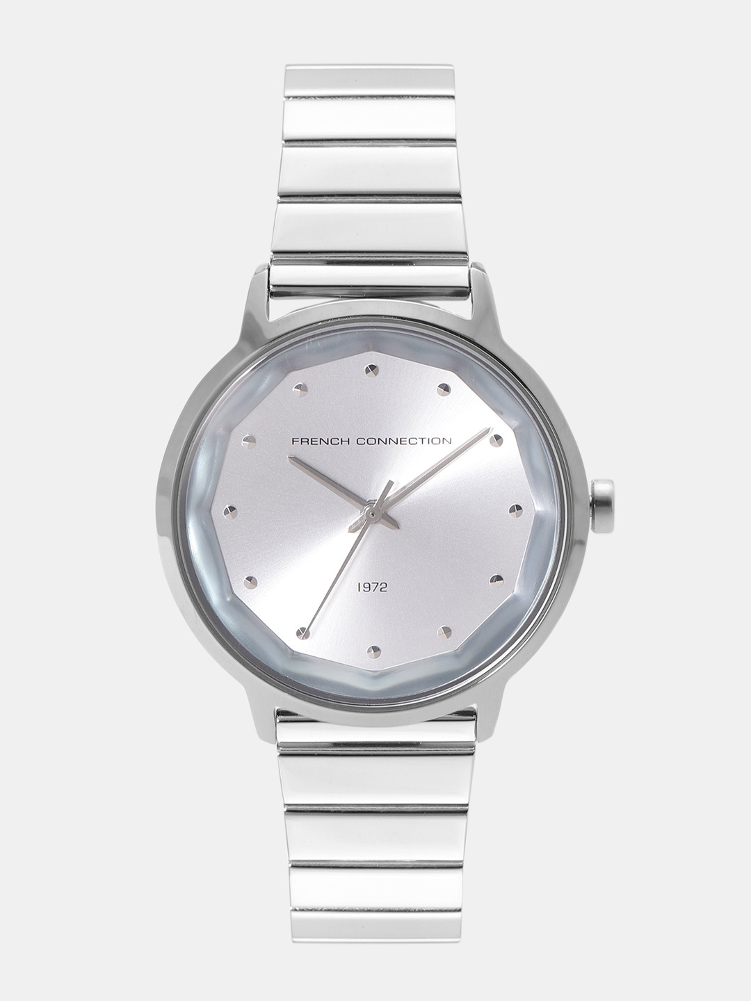 Buy French Connection Women Silver Toned Analogue Watch FC1325SM ...