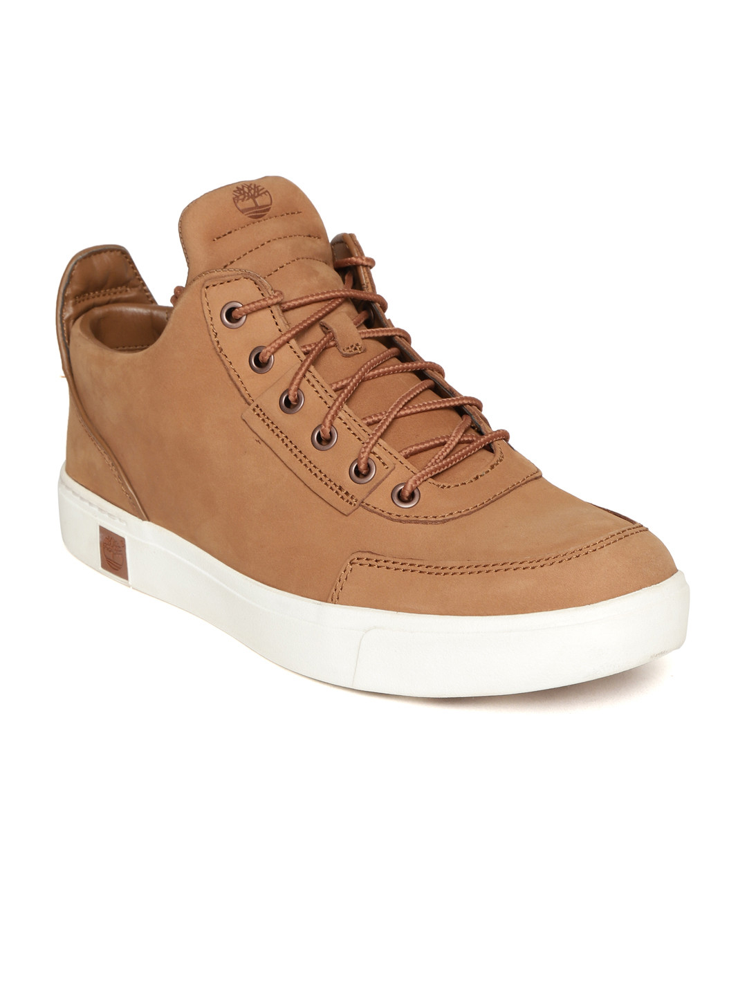 Buy Timberland Men Brown Solid Amherst High Top Chukka Casual Leather ...