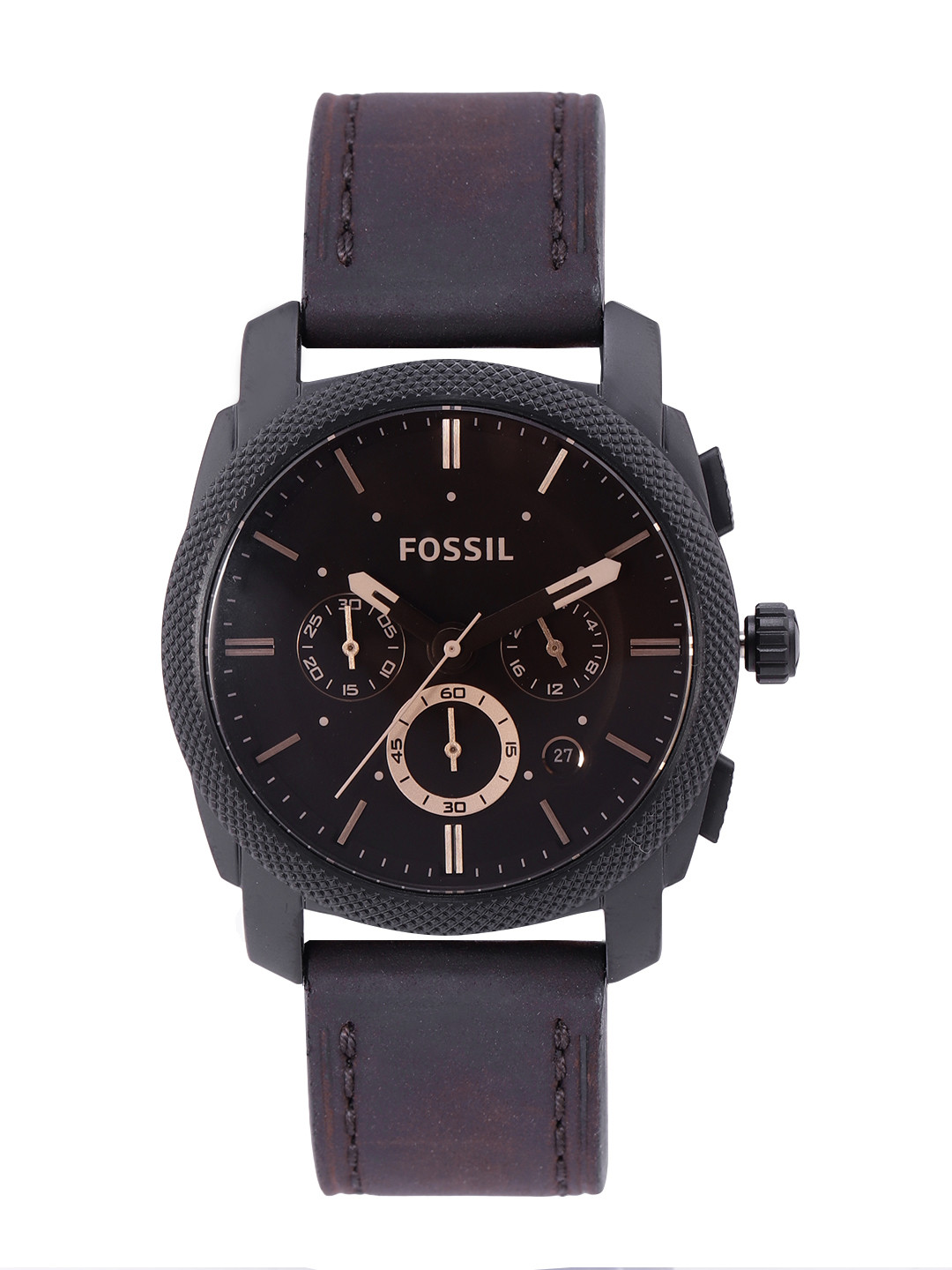 Buy Fossil Men Brown Analogue Watch FS4656 - Watches for Men 9036875 ...