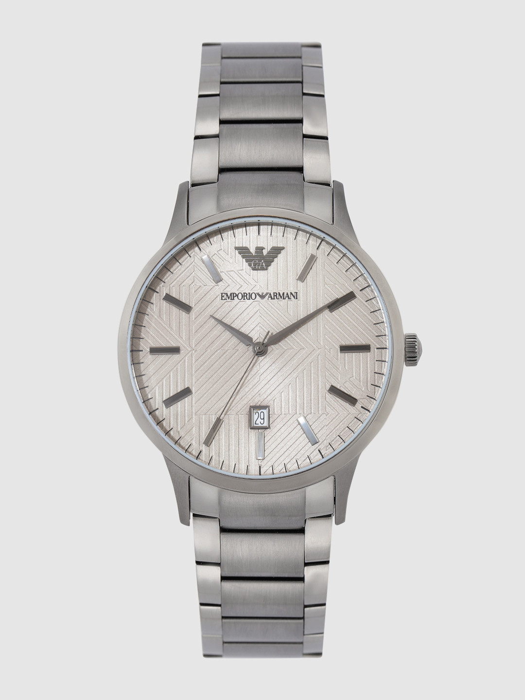 Buy Emporio Armani RENATO Men Grey Analogue Watch AR11120 - Watches for ...