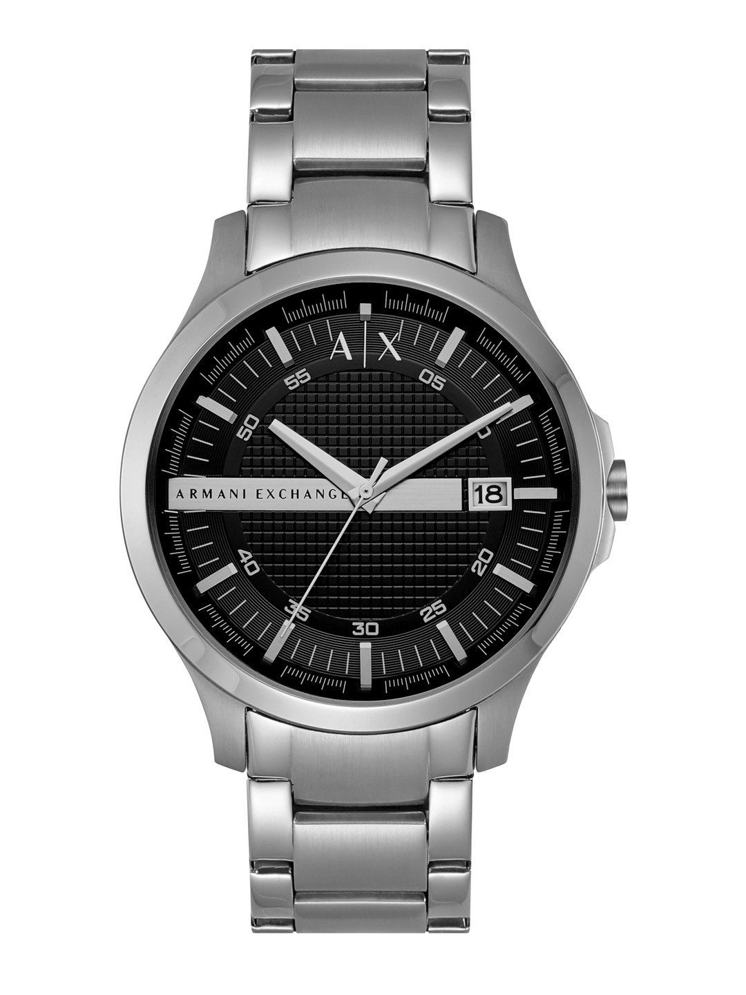 Buy Armani Exchange Men Black Hampton Analogue Watch AX2103 - Watches ...