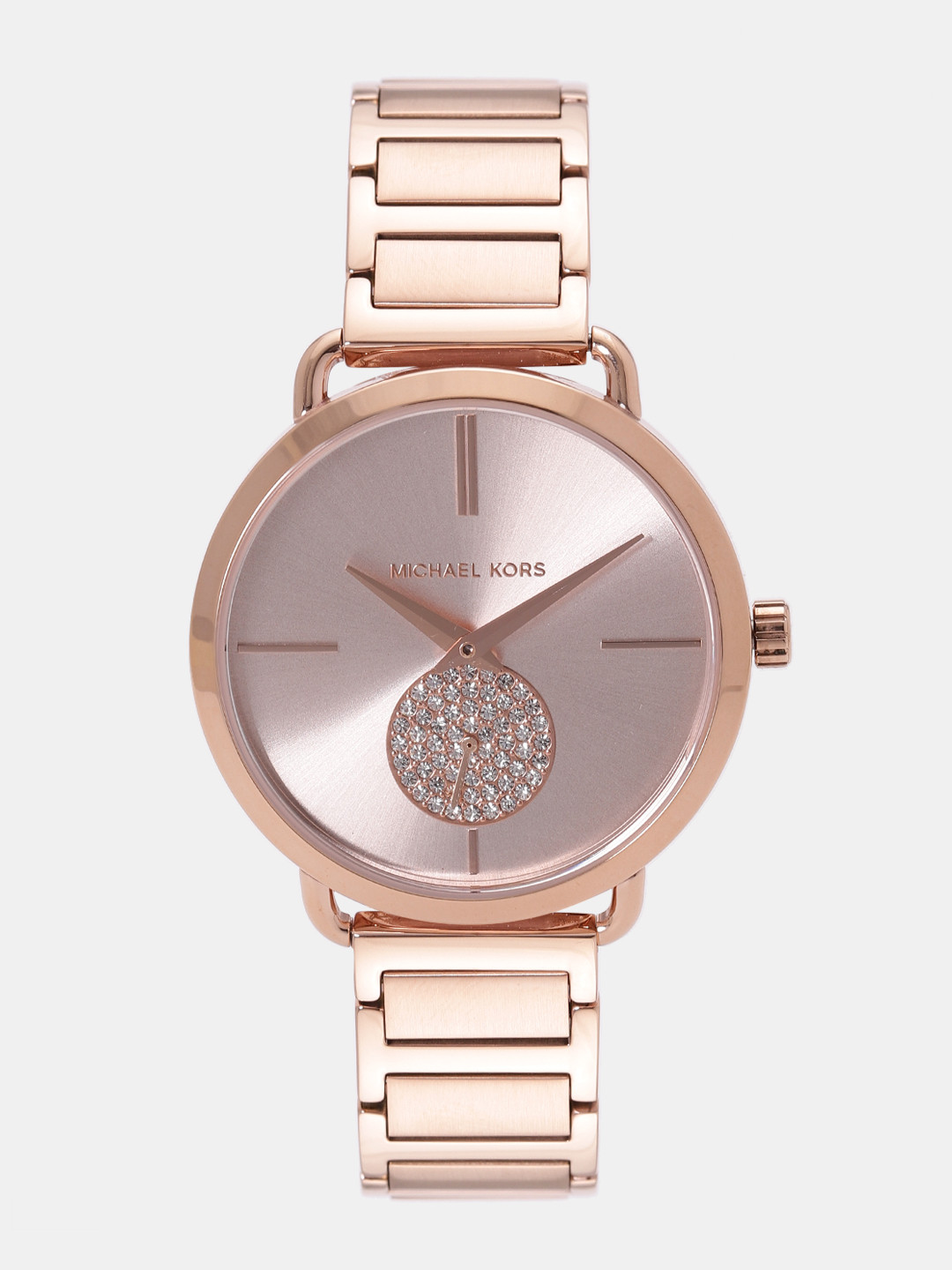 Buy Michael Kors Women Rose Gold Toned Analogue Watch MK3640_SOR ...
