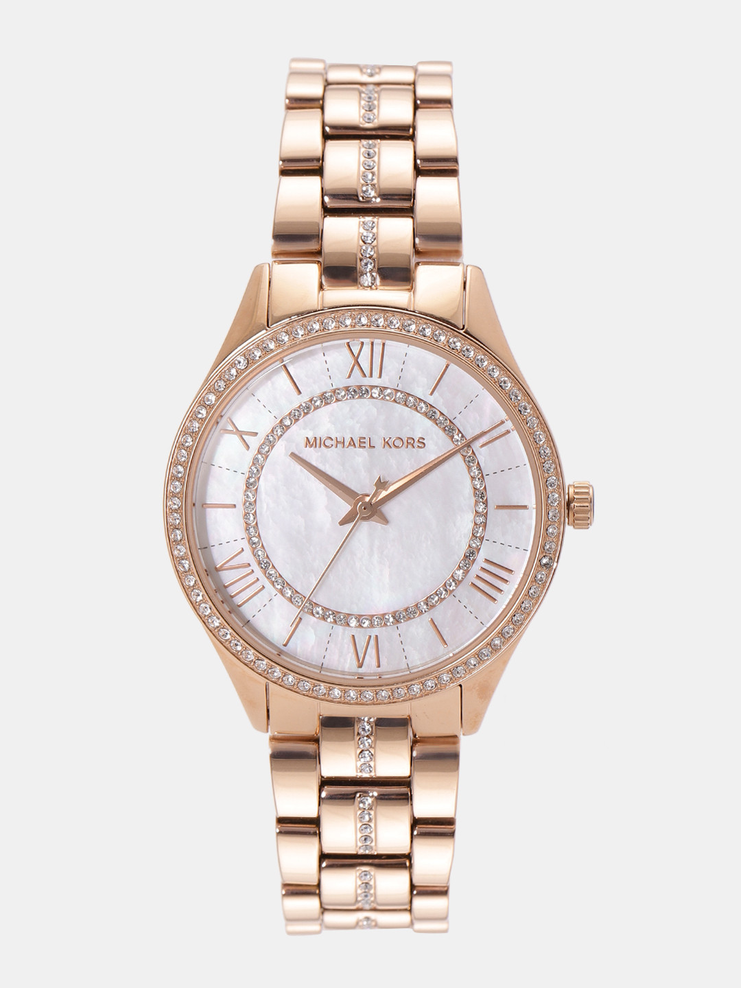 Buy Michael Kors Women Off White Analogue Watch MK3716_SOR - Watches ...