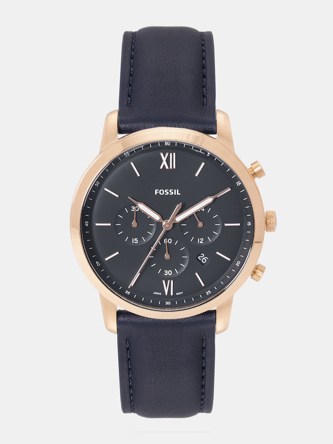 Buy Fossil Men Navy Blue Analogue Watch FS5454I - Watches for Men ...