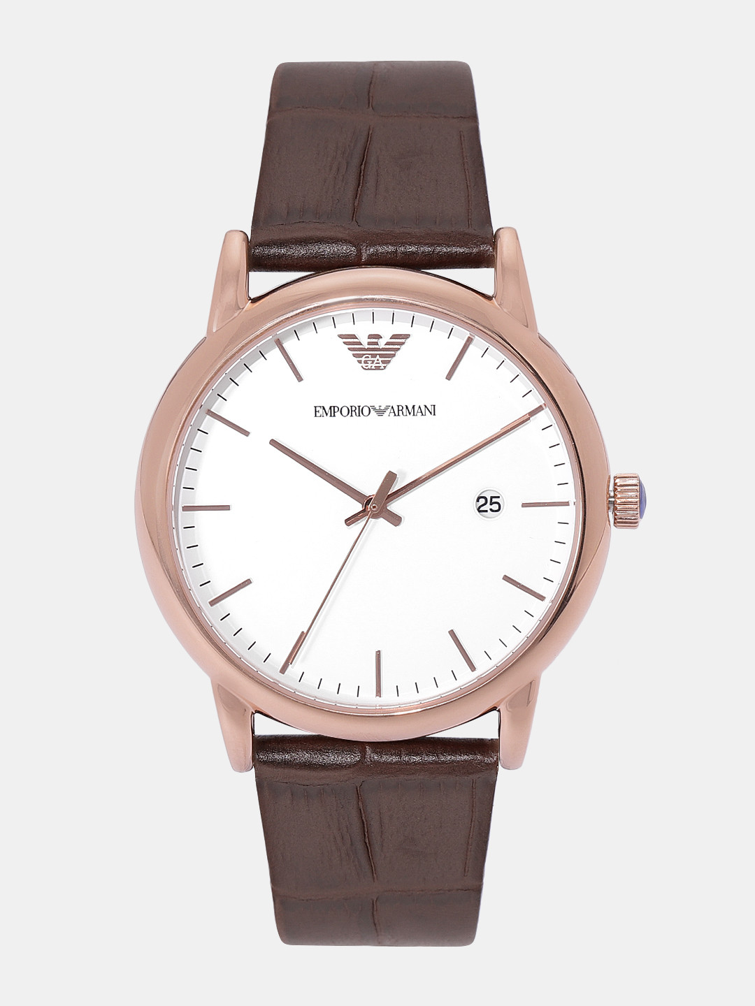 Buy Emporio Armani Men White Analogue Watch AR2502_SOR - Watches for ...