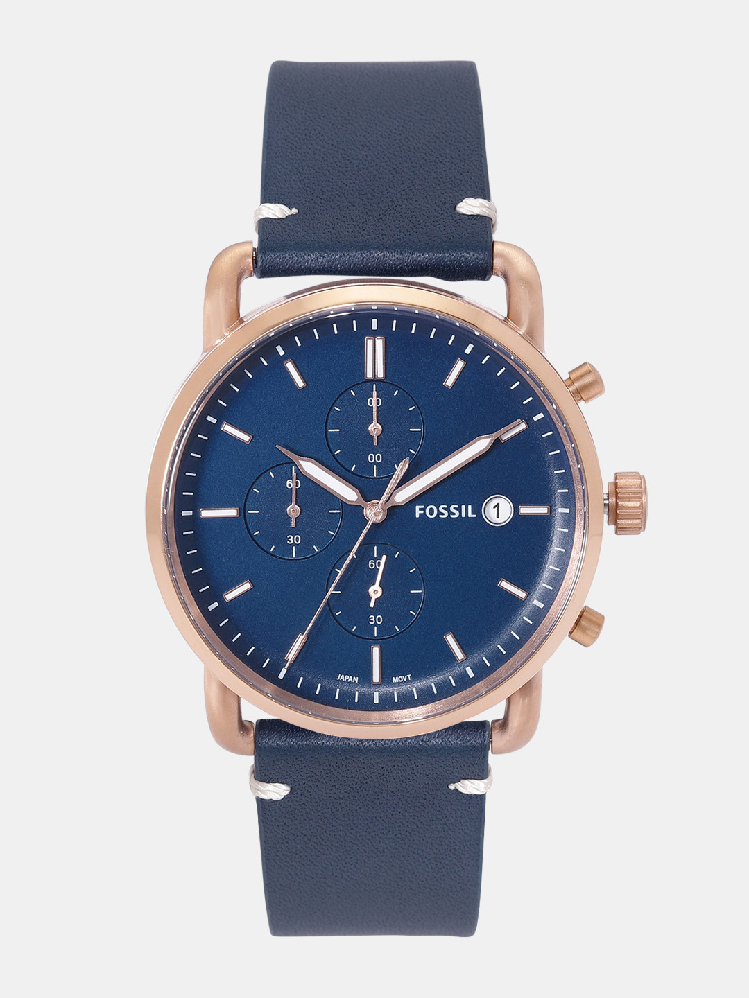 Buy Fossil Men Navy Blue Analogue Watch FS5404I - Watches for Men ...