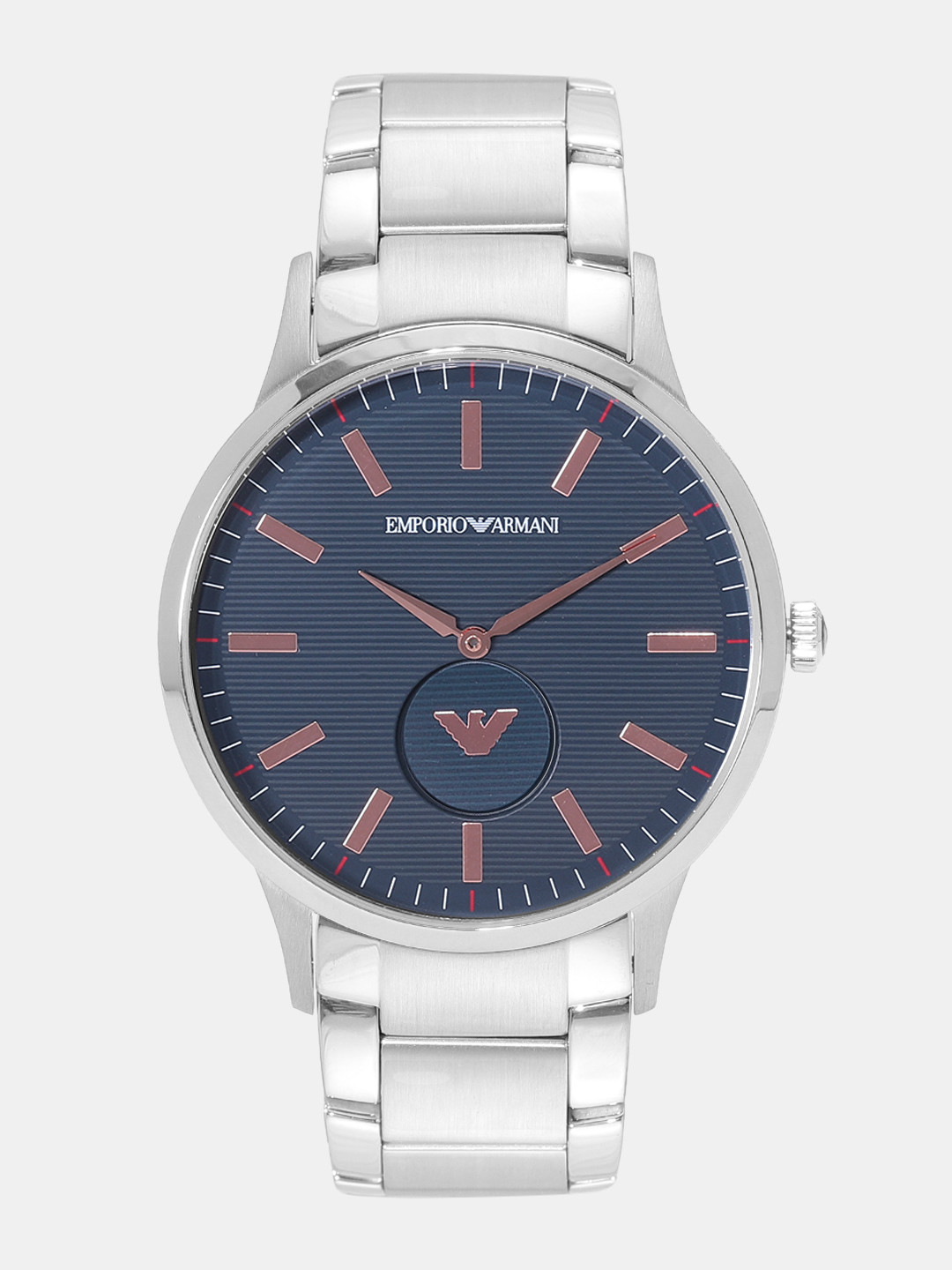 Buy Emporio Armani Men Navy Blue Analogue Watch AR11137I_SOR - Watches ...