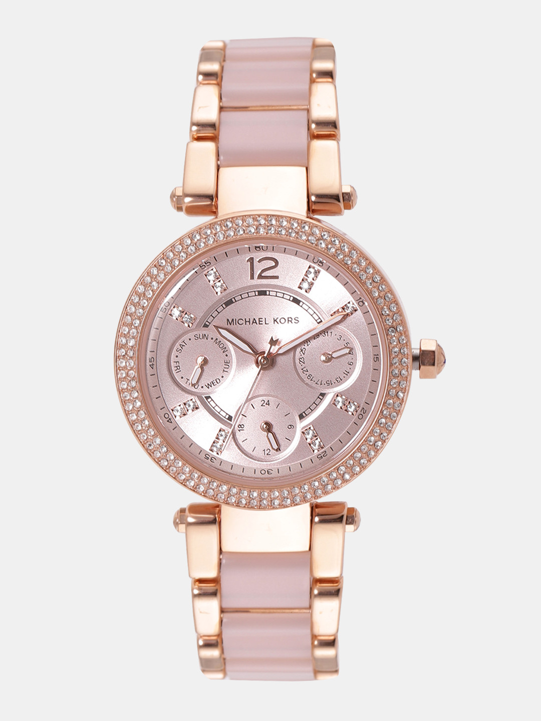 Buy Michael Kors Women Rose Gold Toned Analogue Watch MK6110_SOR ...